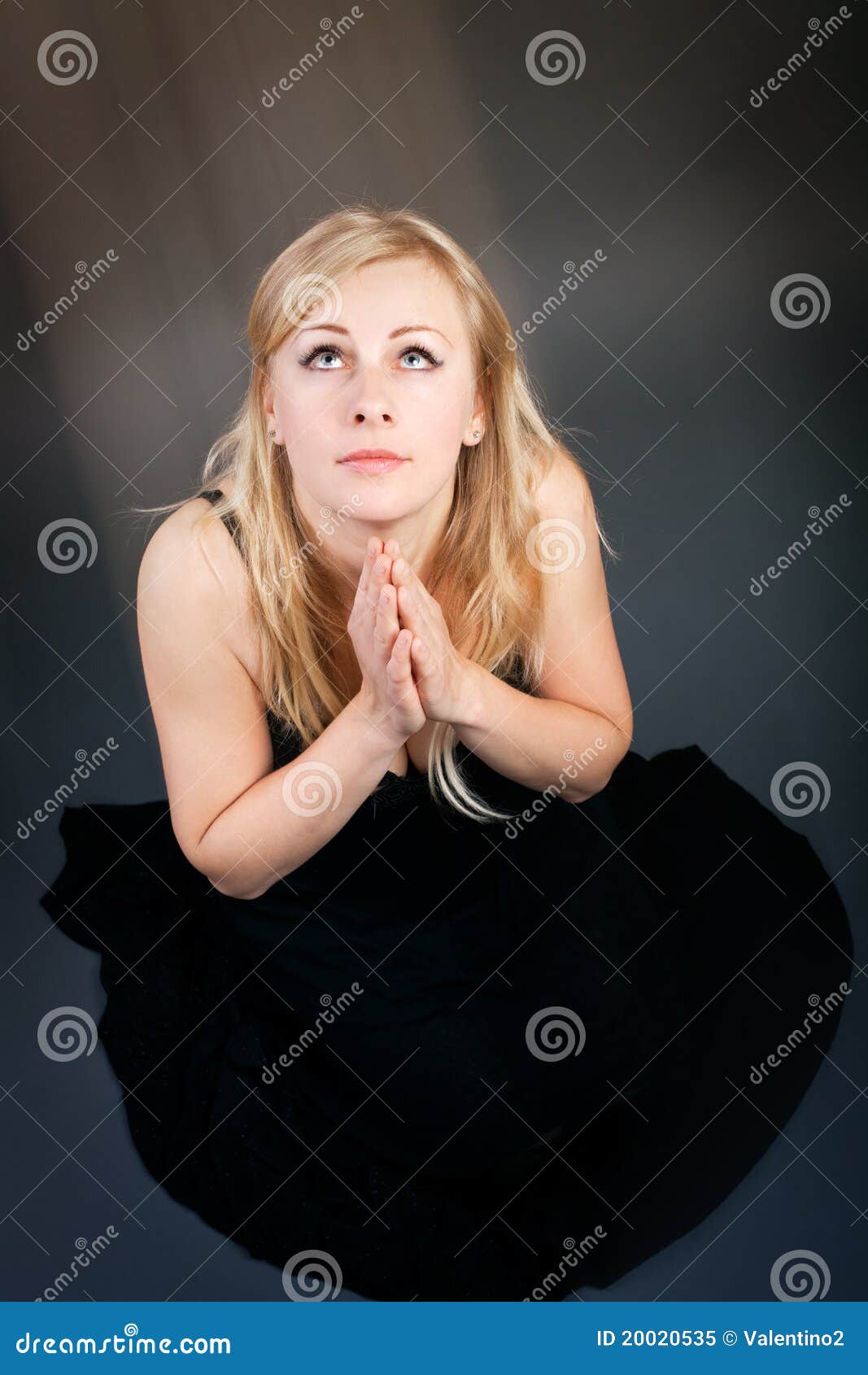 Praying woman stock image. Image of human, lady, grace - 20020535