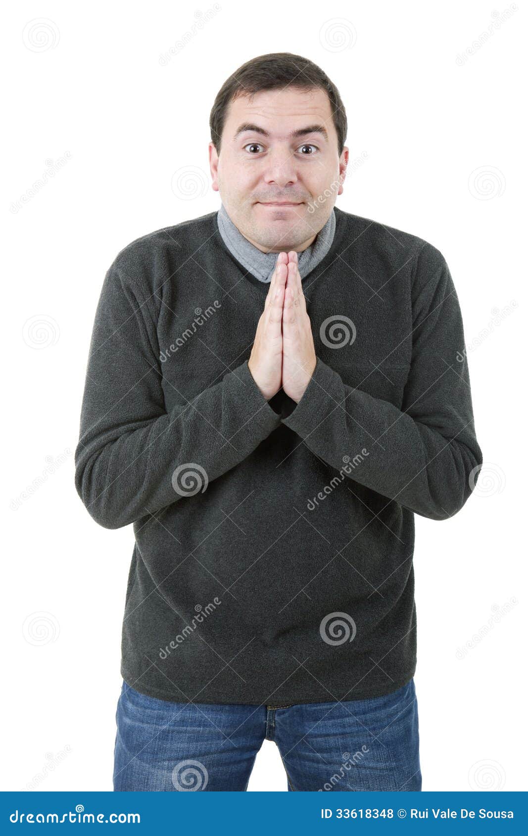 Praying stock photo. Image of adult, portrait, confident - 33618348