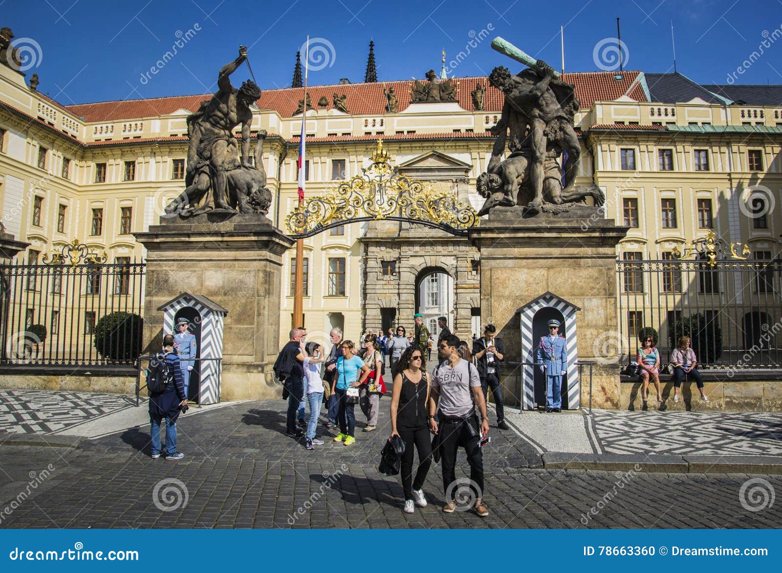 Prazsky Hrad, Prague editorial image. Image of republic - 78663360