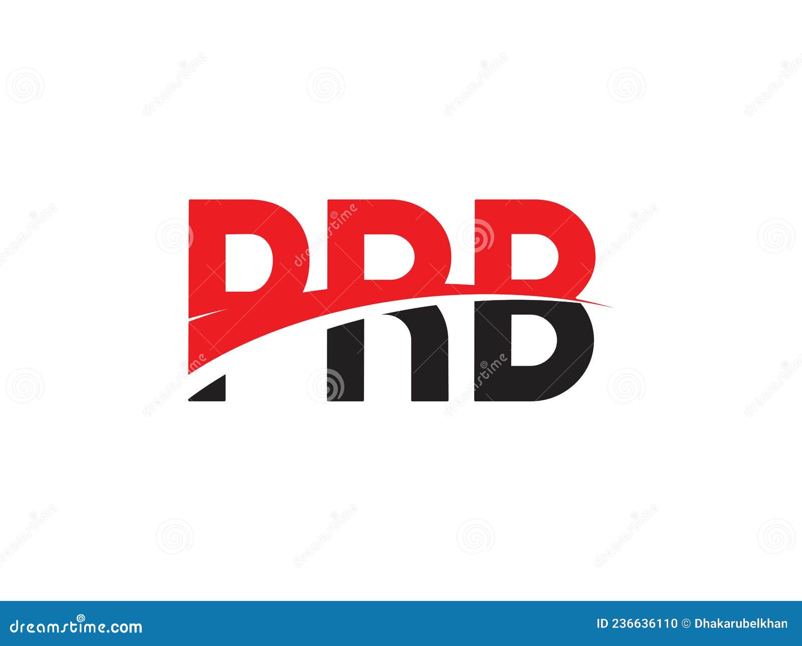 PRB Letter Initial Logo Design Vector Illustration Stock Vector ...