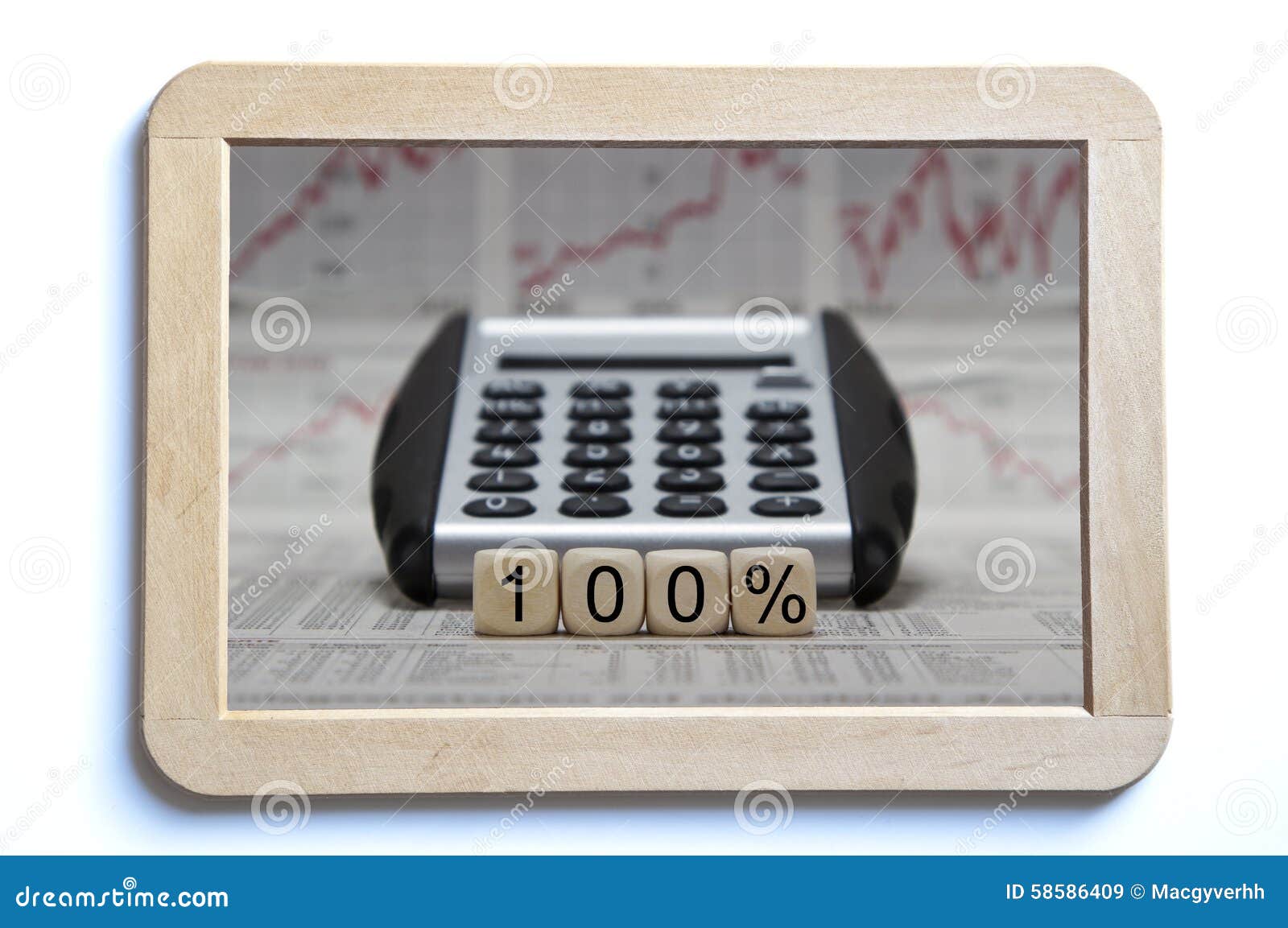 100 prcent stock image. Image of energy, percent, calculator - 58586409