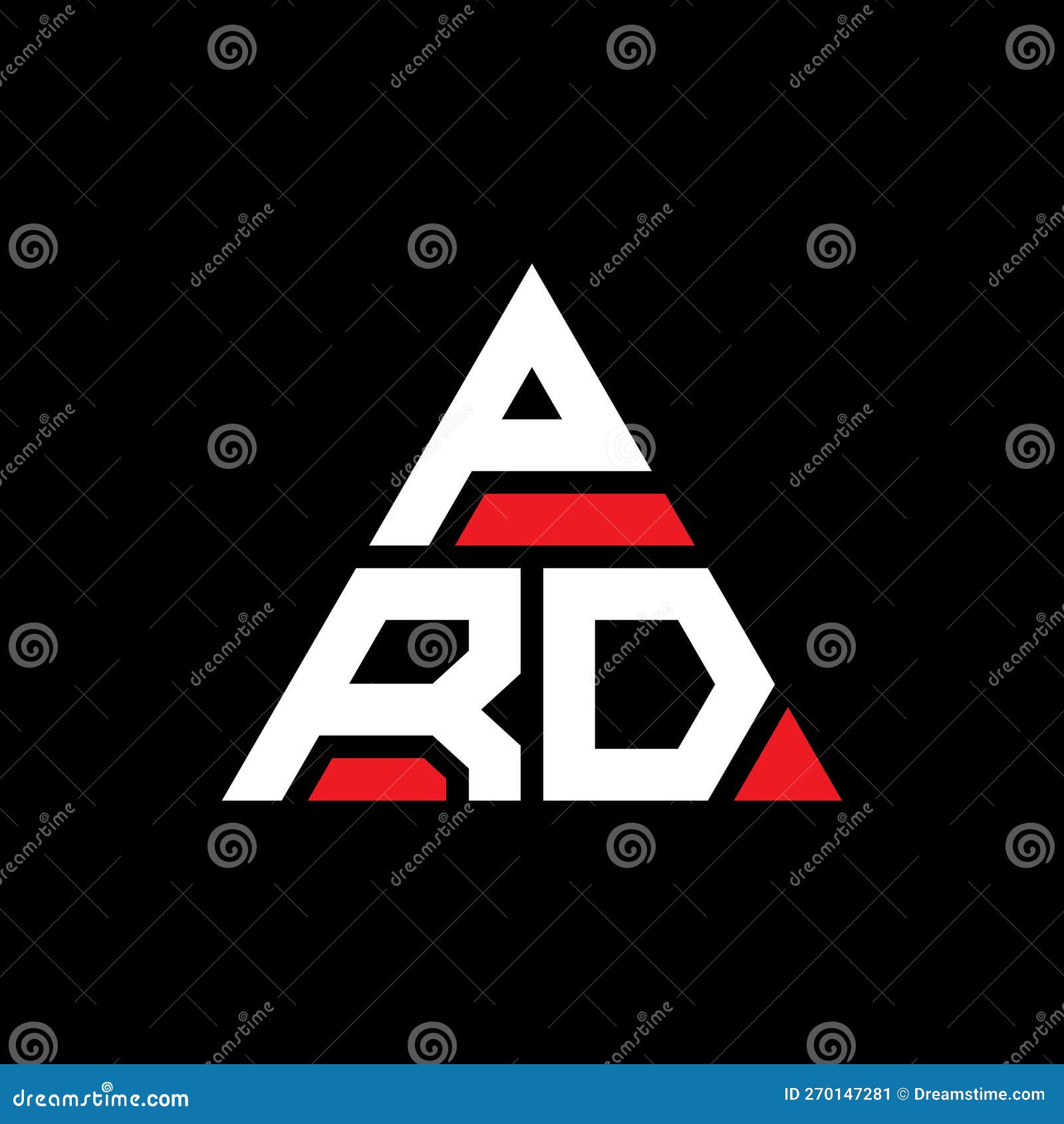 PRD Triangle Letter Logo Design with Triangle Shape. PRD Triangle Logo ...