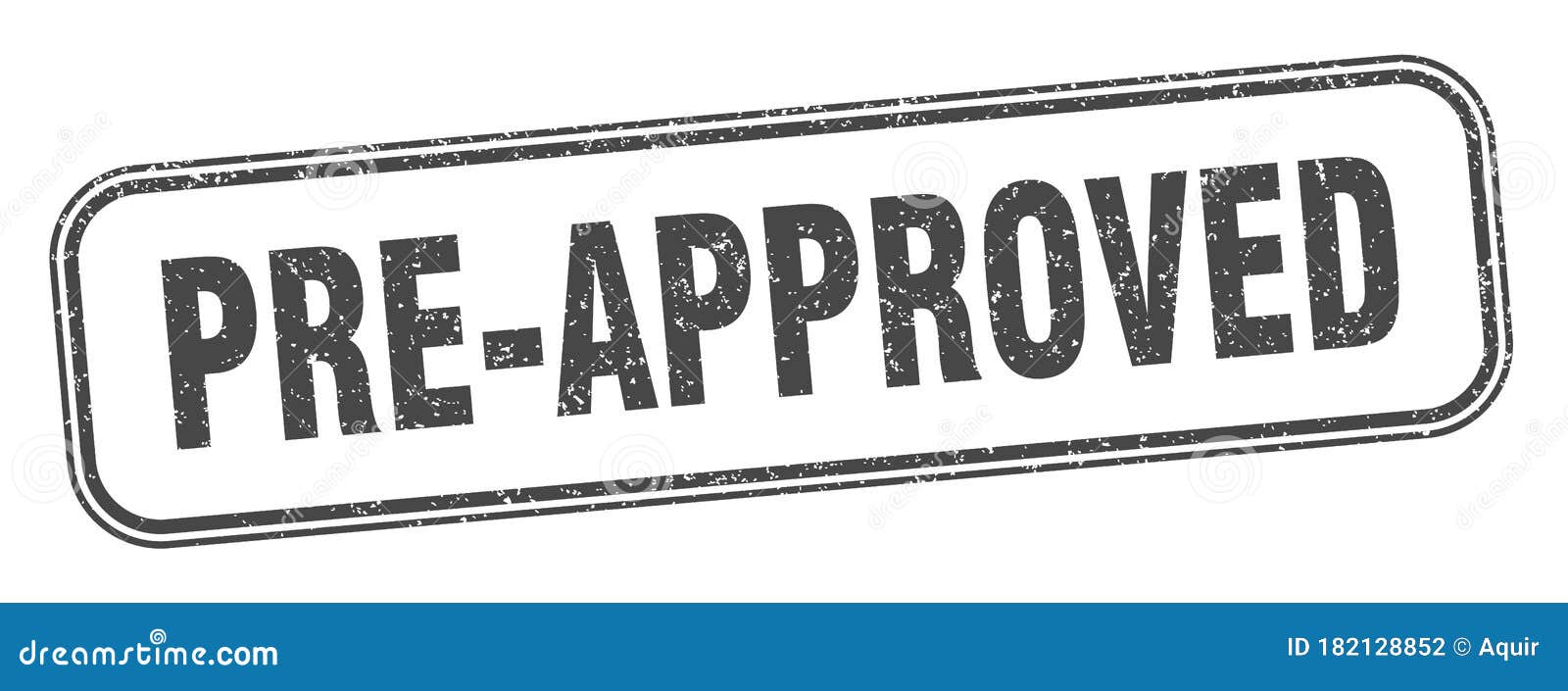 Pre-approved Stamp. Pre-approved Square Grunge Sign Stock Vector ...