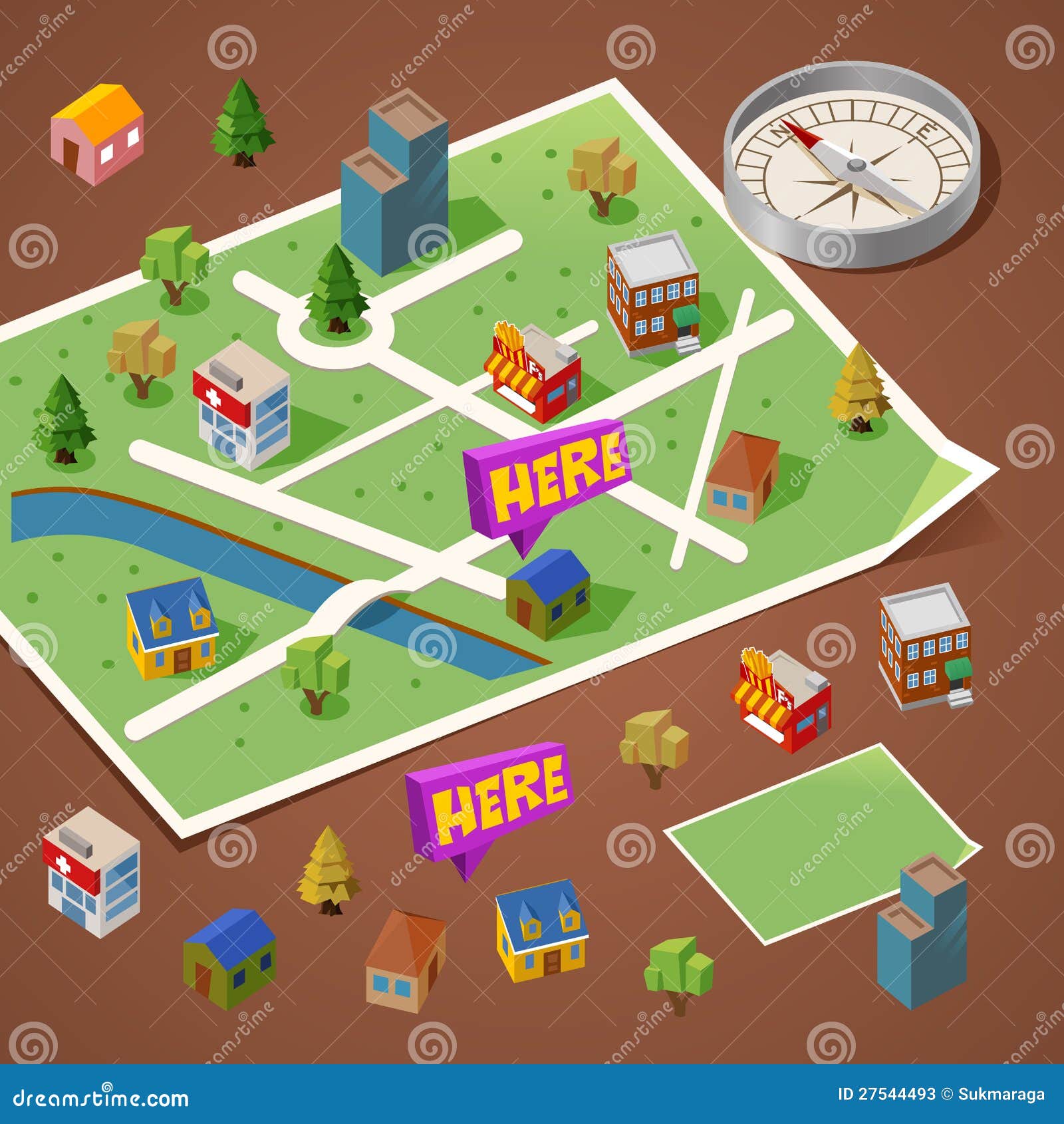 Pre Assembled Isometic Map Stock Illustrations – 4 Pre Assembled ...