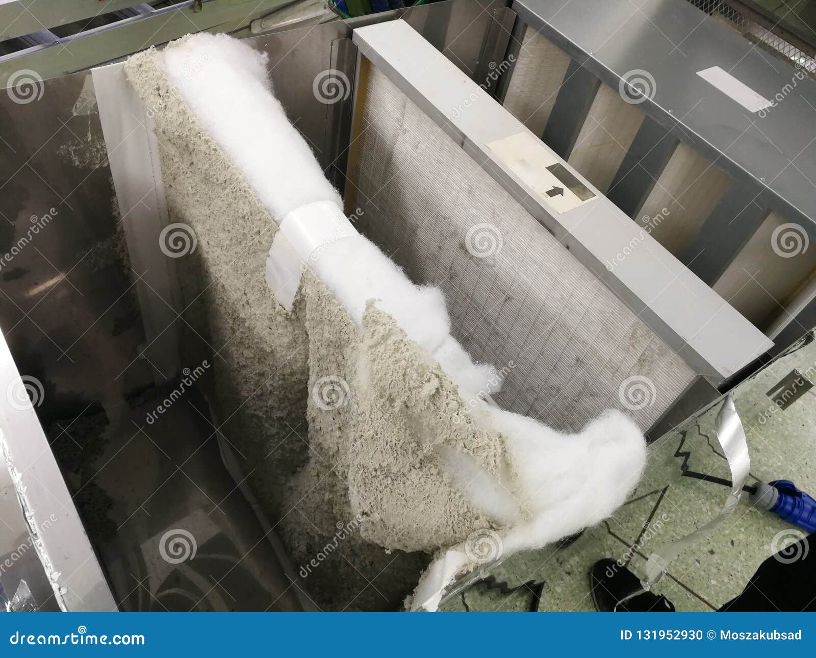 Pre Filter Medium Filter and HEPA Filter of Vacuum Cleaners Stock Photo ...
