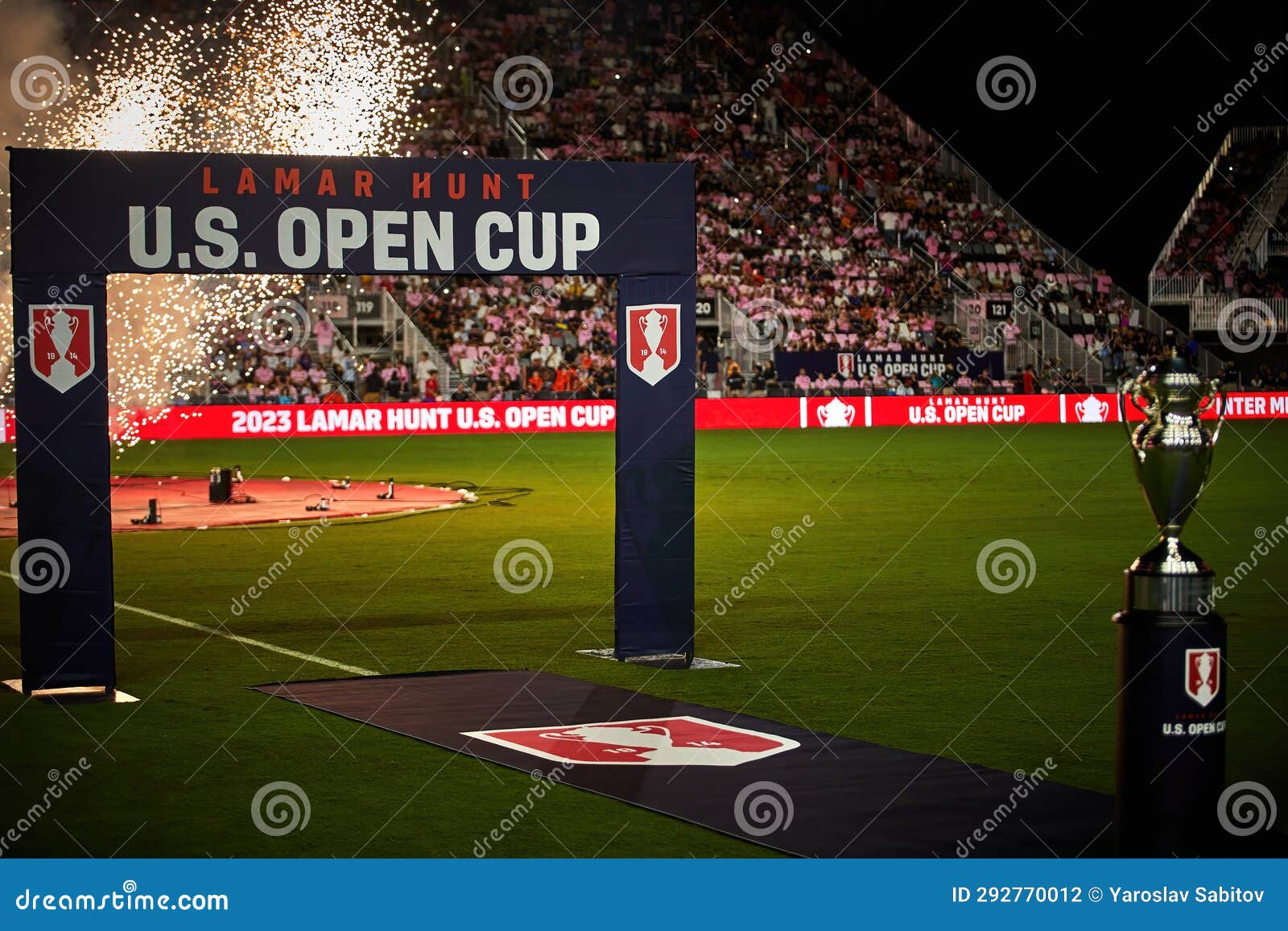 Pre Game Presentation Inter Miami CF Vs. Houston Dynamo, U.S Editorial ...