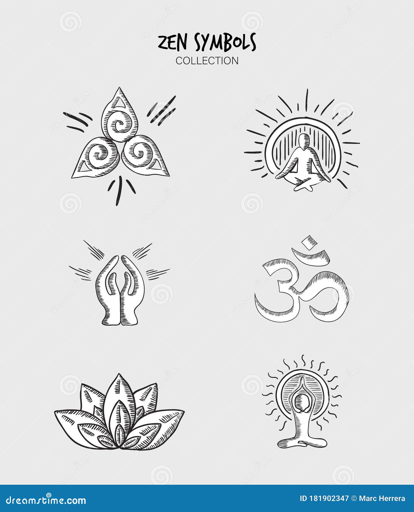 Pre Hispanic Icons Collection Set Cartoon Vector | CartoonDealer.com ...