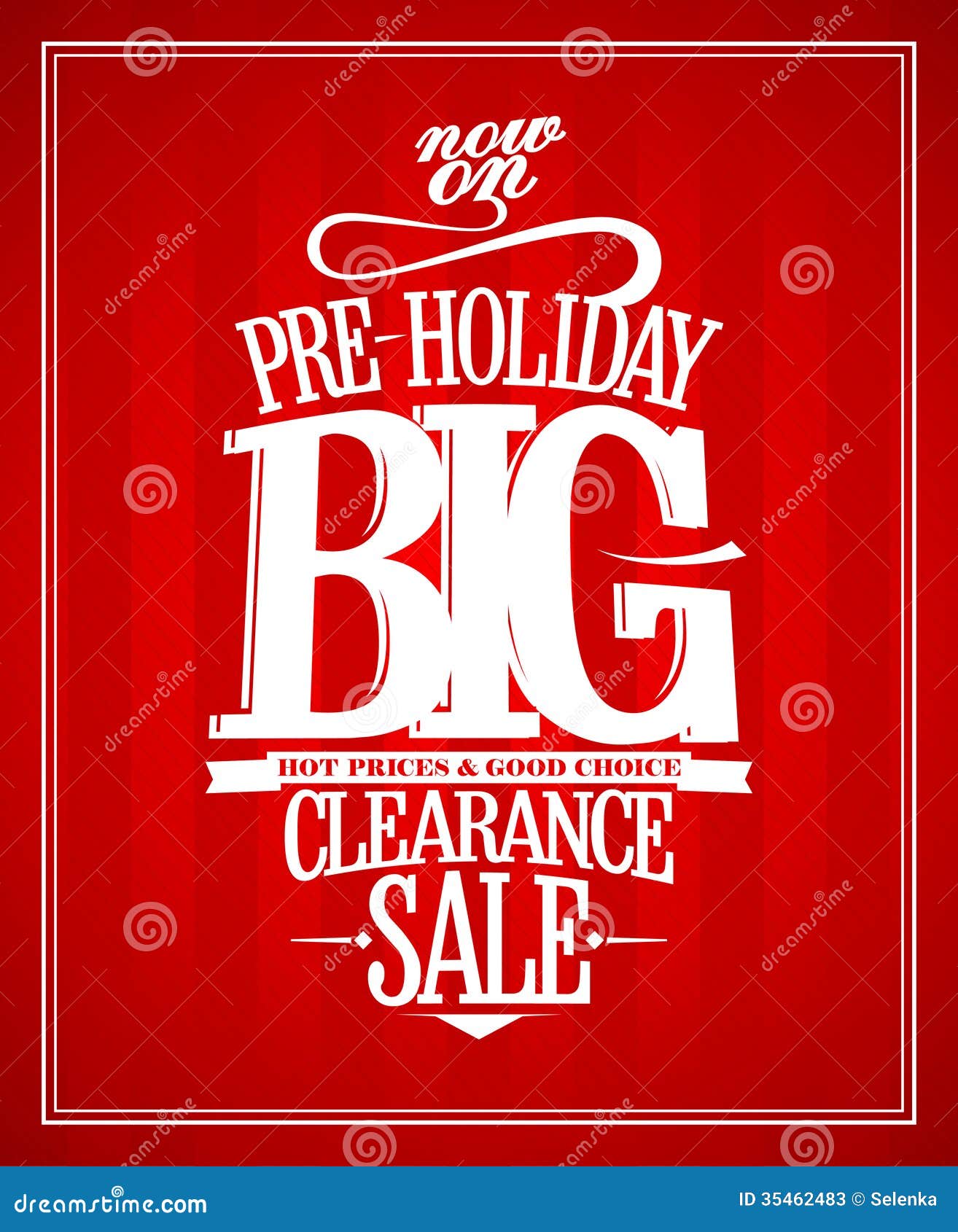 Pre-holiday sale design. stock vector. Illustration of advertisement ...