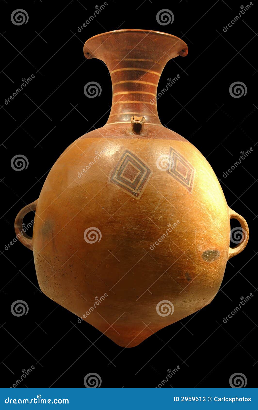 Pre Inca Ceramic Called `Huacos` From Chancay Peruvian Culture. Stock ...