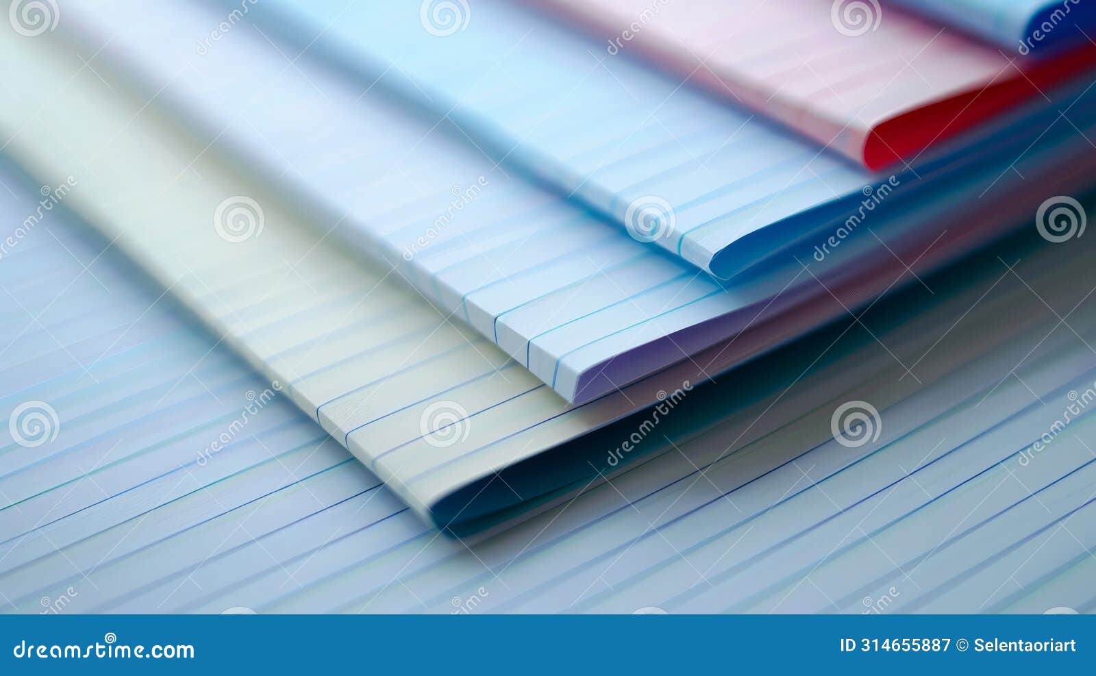 Pre-Lined Flip Chart Paper for Organized Notes Stock Illustration ...