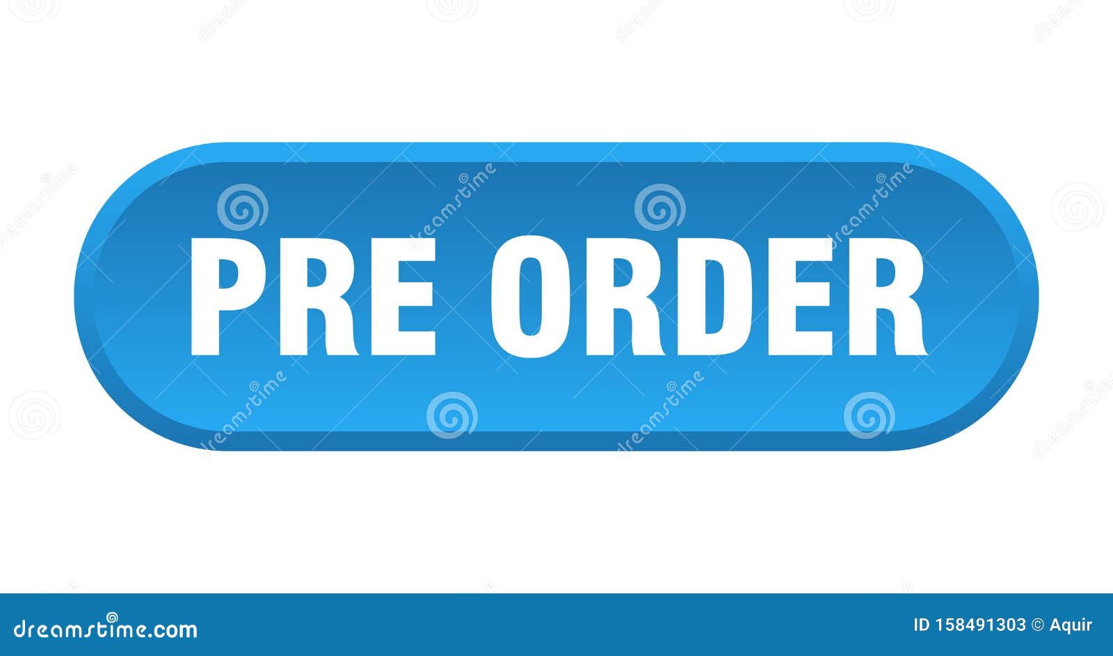 Pre order button stock vector. Illustration of isolated - 158491303