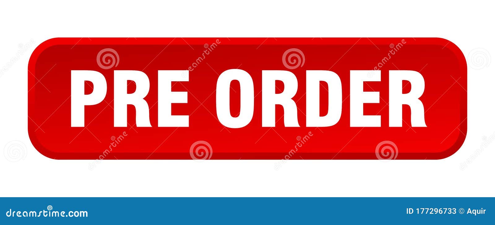 Pre Order Button. Pre Order Square 3d Push Button Stock Vector ...