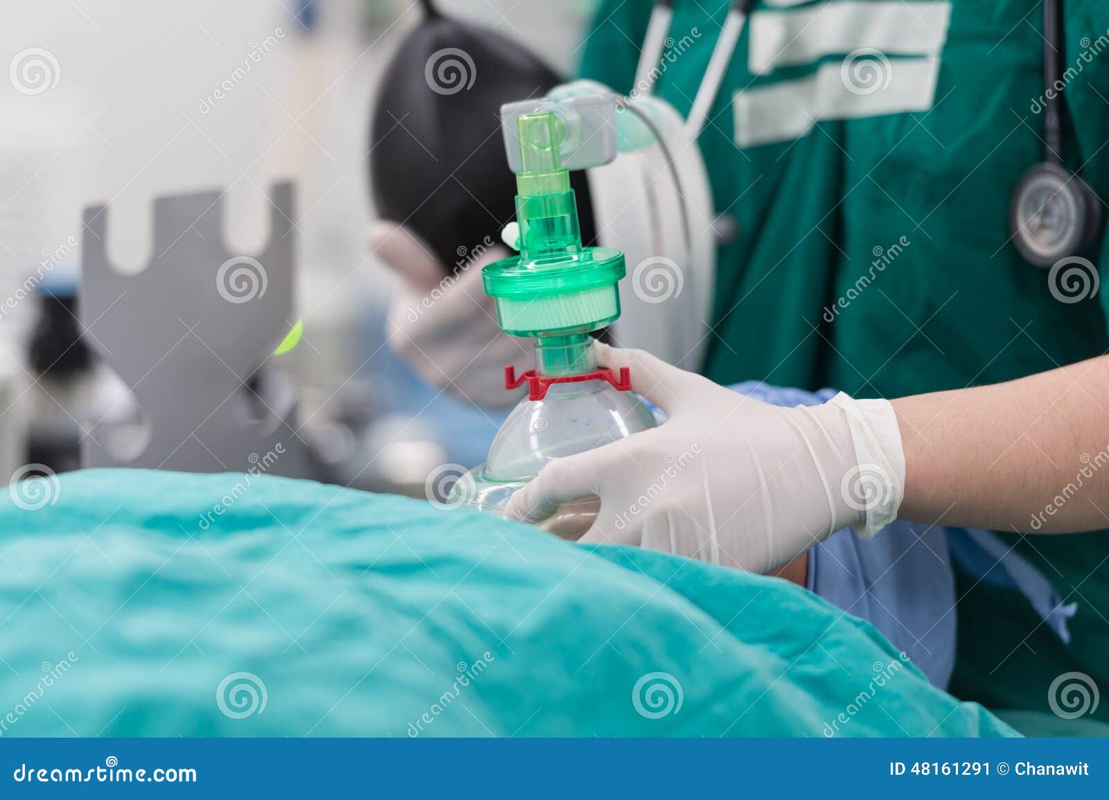 Pre Oxygenation for General Anesthesia Stock Image - Image of oxygen ...
