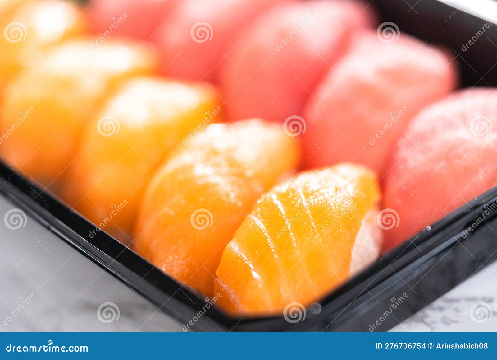 Pre-packaged sushi stock photo. Image of traditional - 276706754