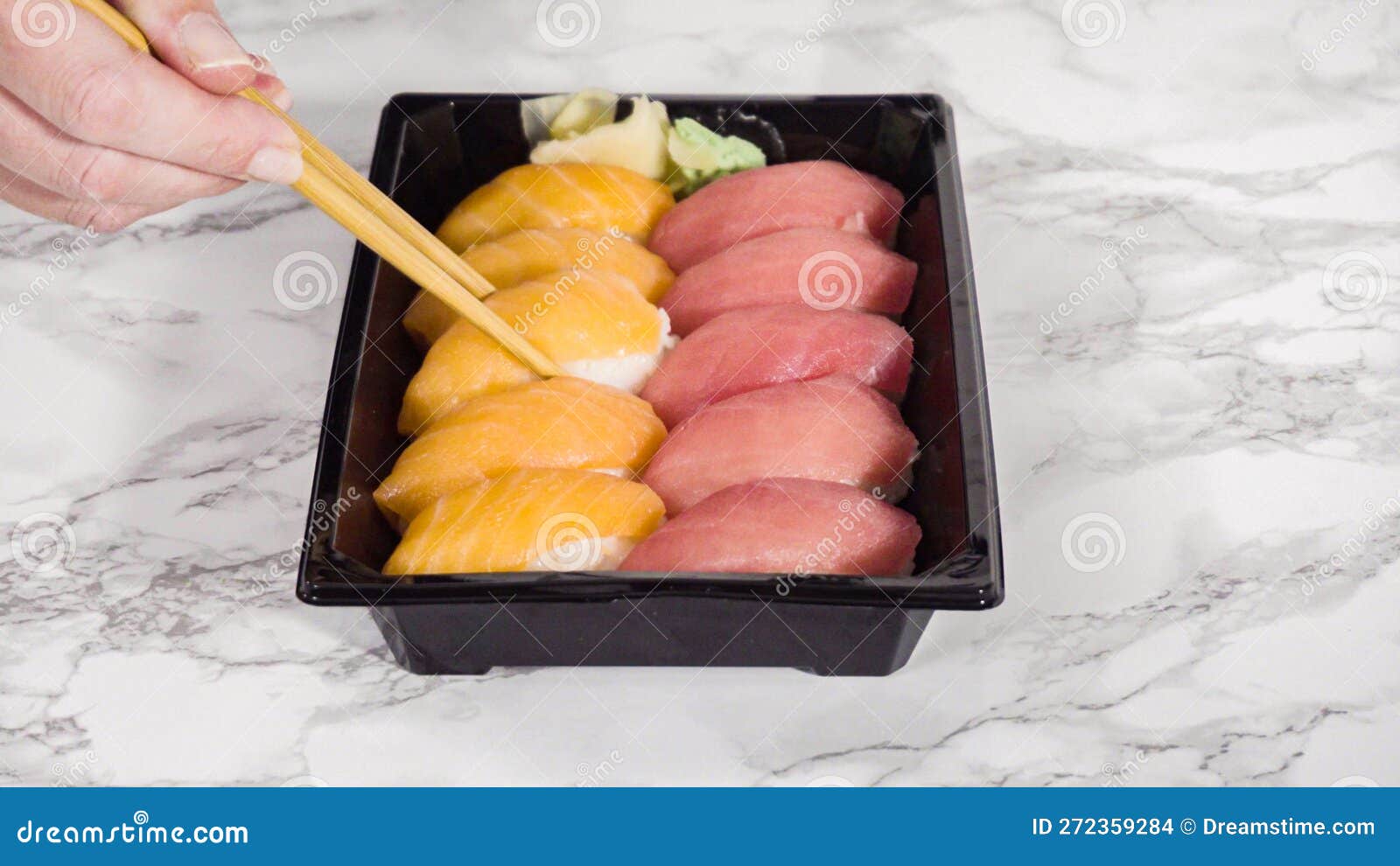Pre-packaged sushi stock photo. Image of sushi, heritage - 272359284