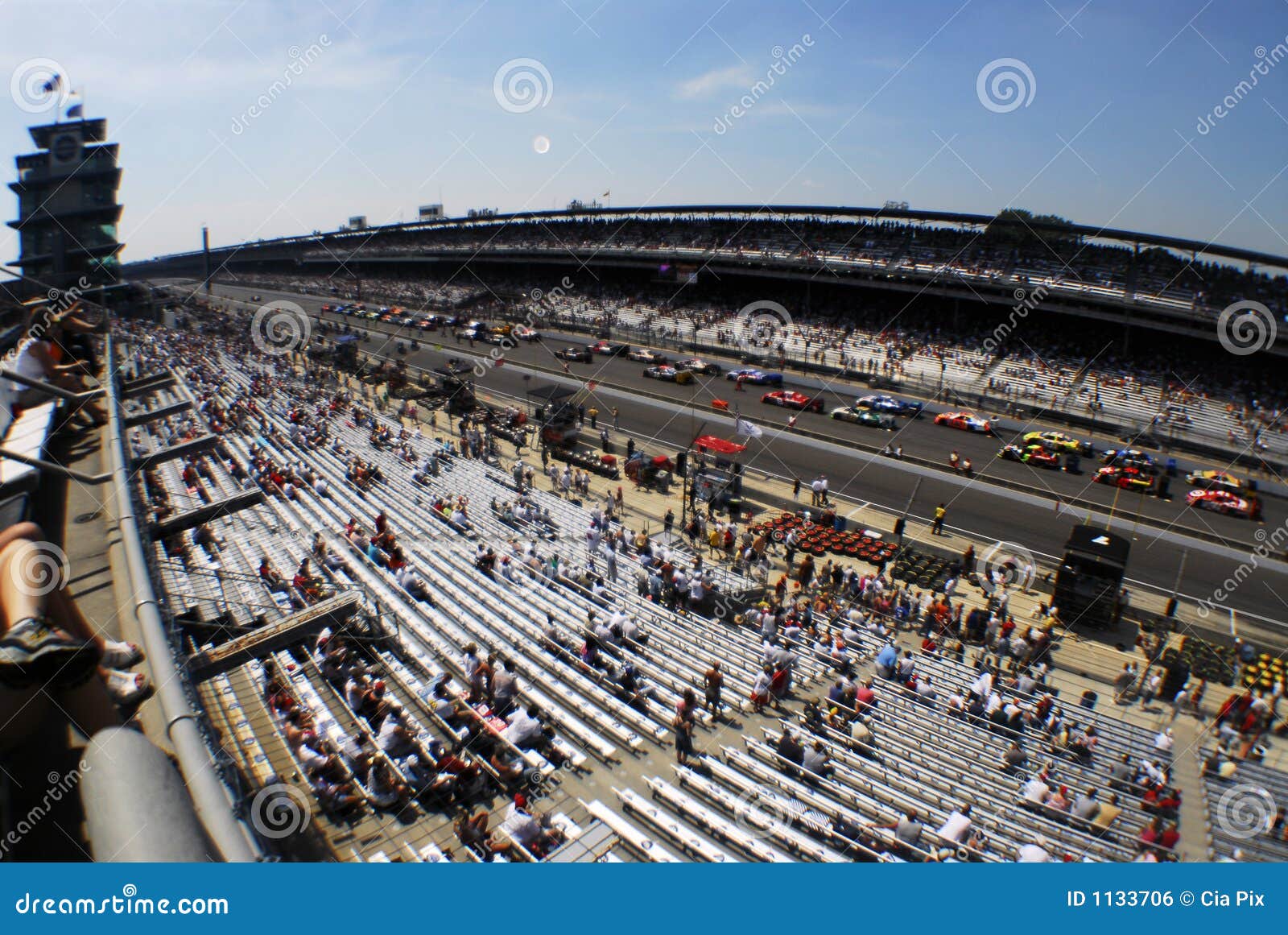 Pre-Race Line up 3 stock photo. Image of flag, driver - 1133706