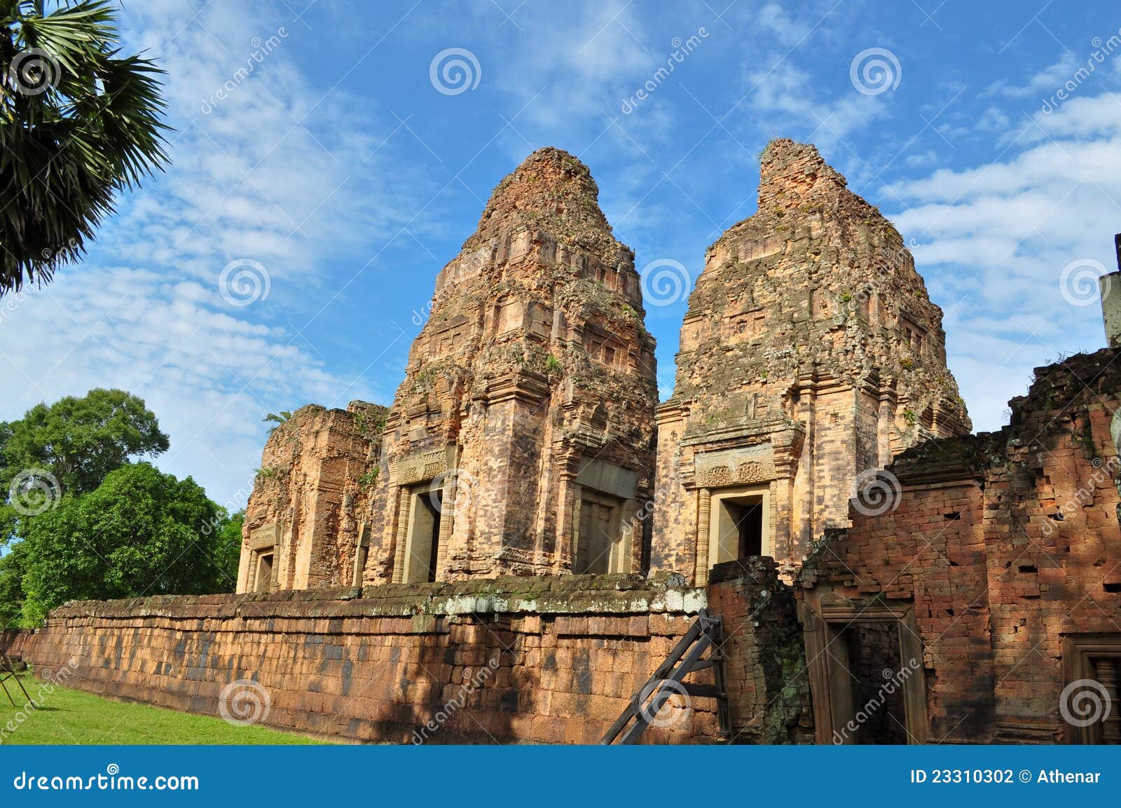 Pre Rup Temple in Angkor, Cambodia Stock Photo - Image of monument ...
