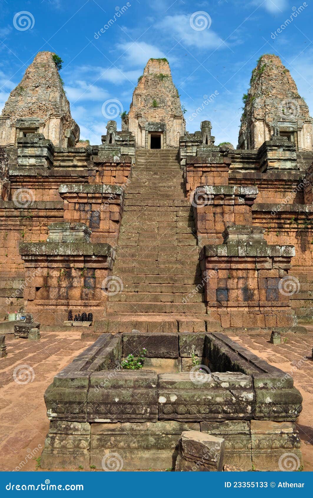Pre Rup Temple in Angkor, Cambodia Stock Image - Image of cambodian ...