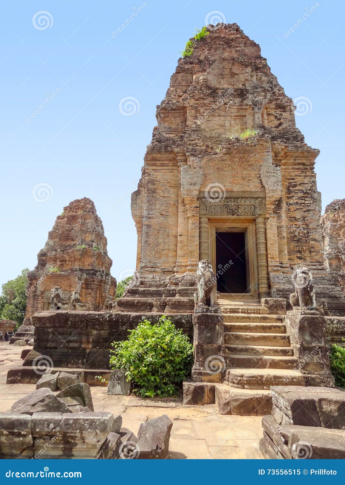 Pre Rup temple at Angkor stock image. Image of travel - 73556515