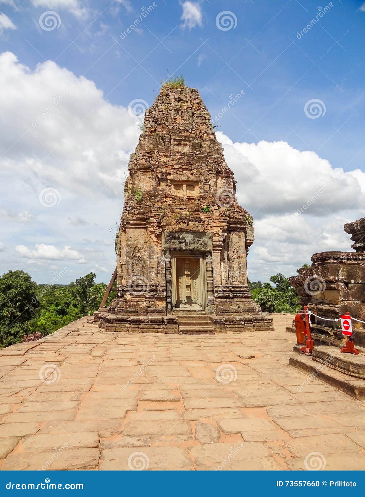 Pre Rup temple at Angkor stock photo. Image of sculpture - 73557660