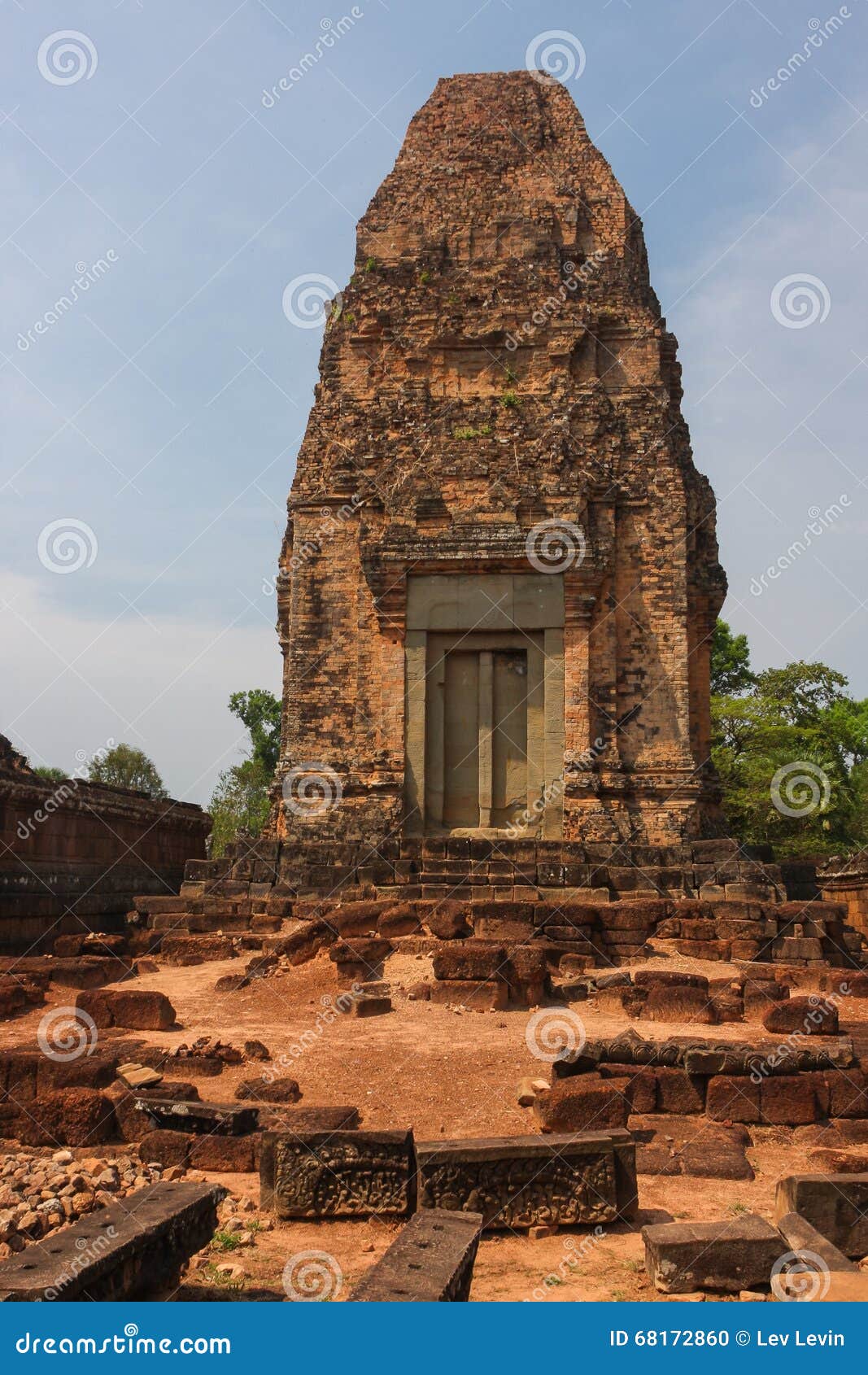 Pre Rup Temple in Angkor City Stock Photo - Image of culture ...