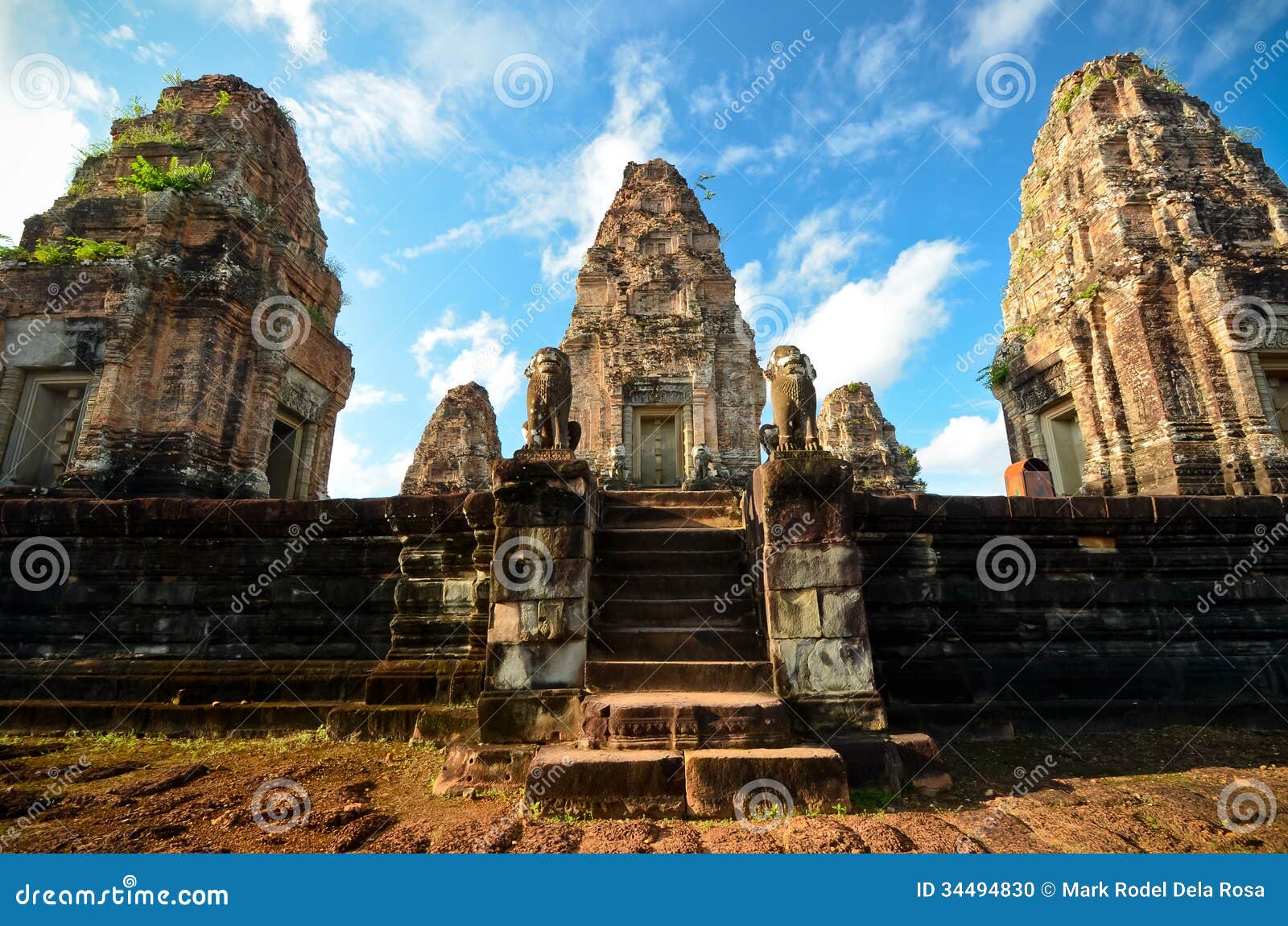 Pre Rup Temple Angkor stock photo. Image of architecture - 34494830