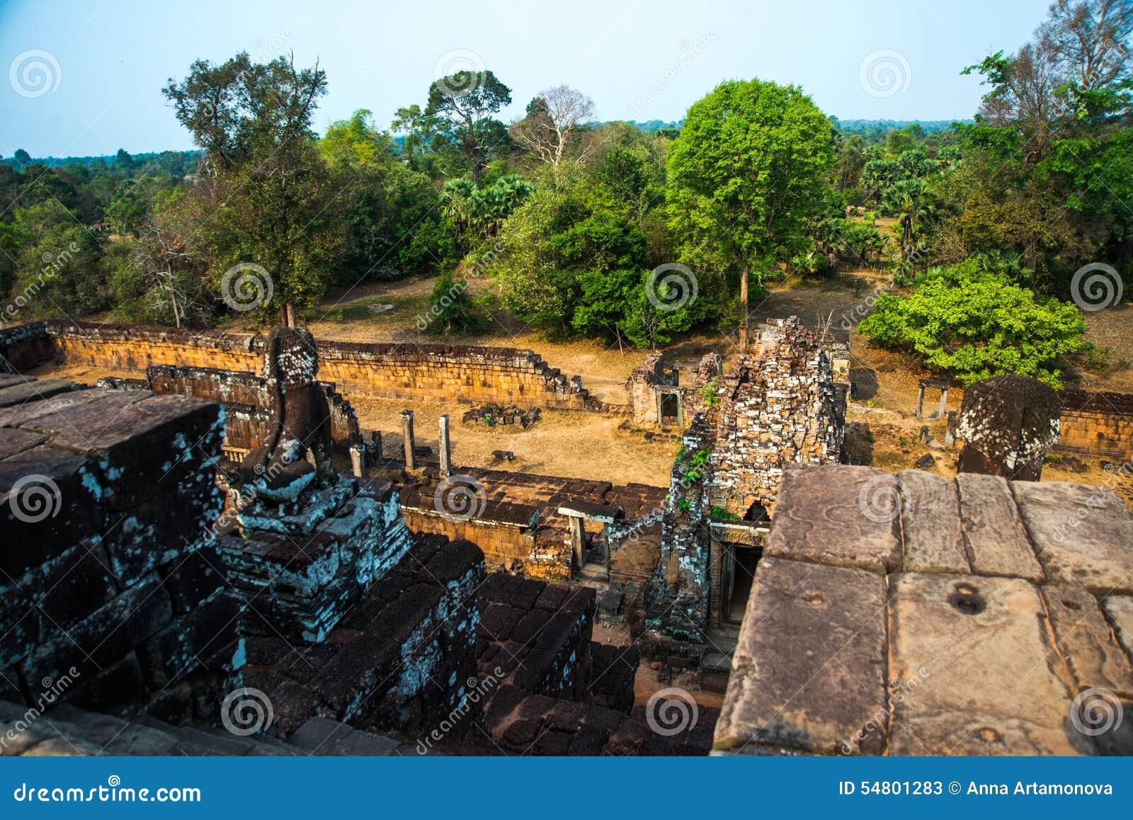 Pre Rup.the Temple Complex of Angkor.Cambodia. Stock Image - Image of ...