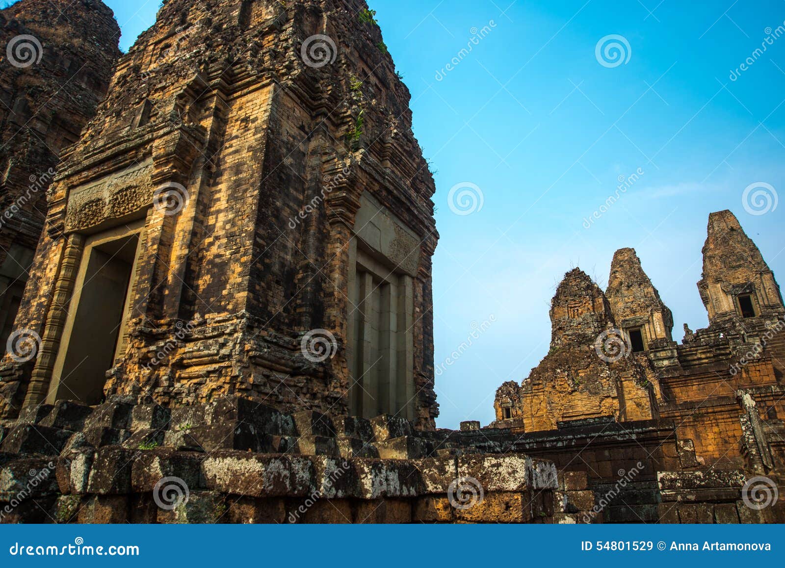 Pre Rup.the Temple Complex of Angkor.Cambodia. Stock Image - Image of ...