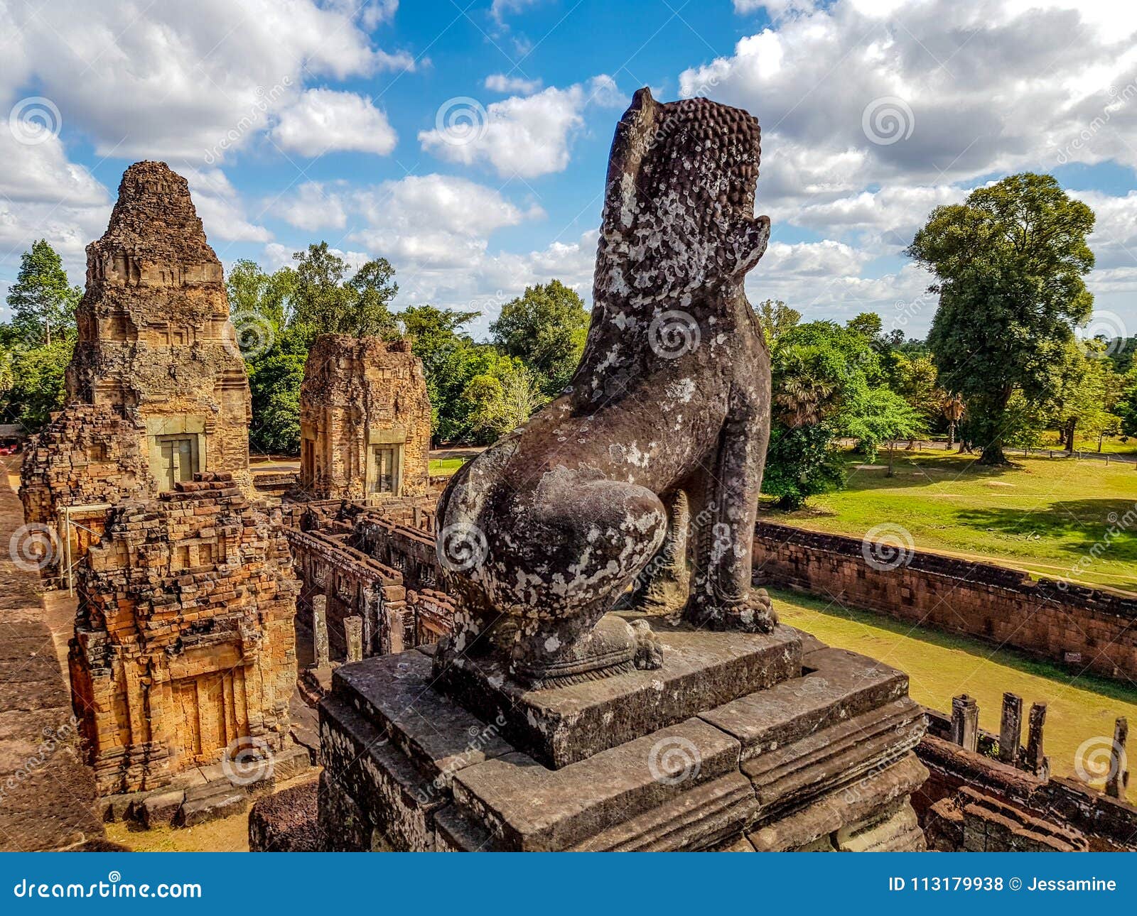 Pre Rup temple stock photo. Image of unesco, tourism - 113179938