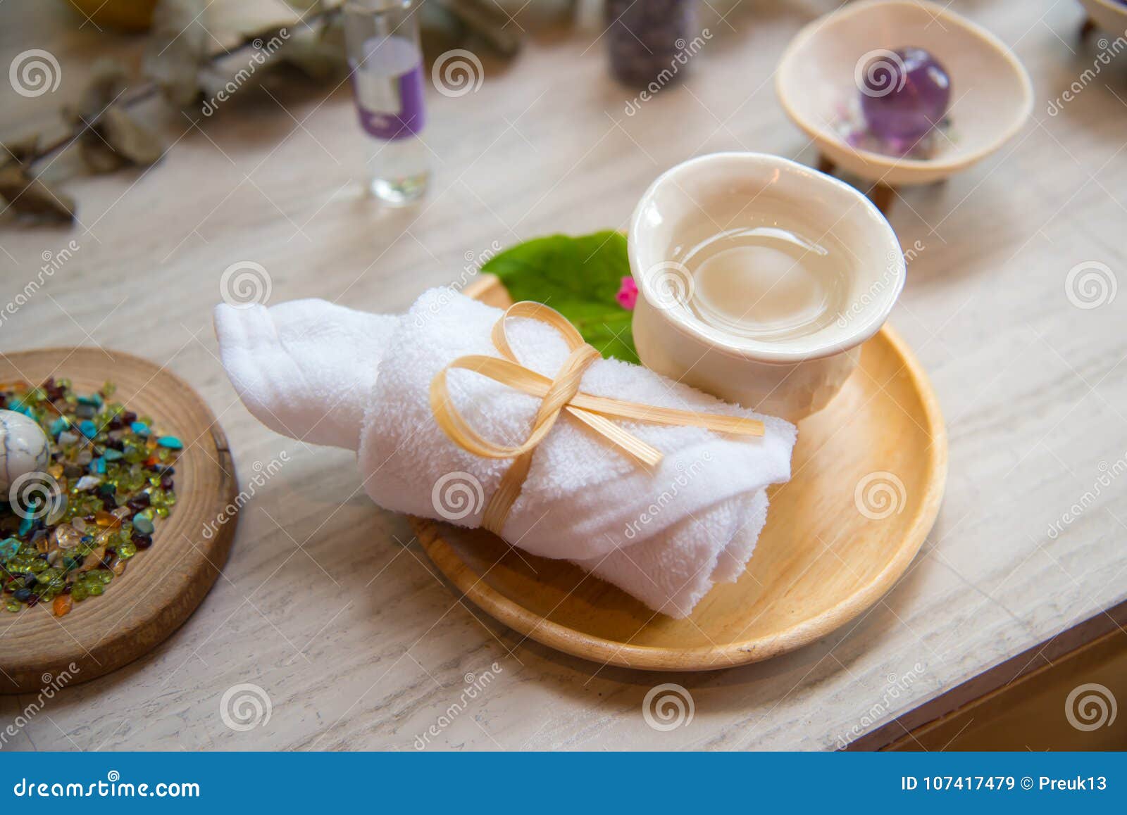 Spa Drink stock image. Image of nature, aroma, relaxation - 107417479