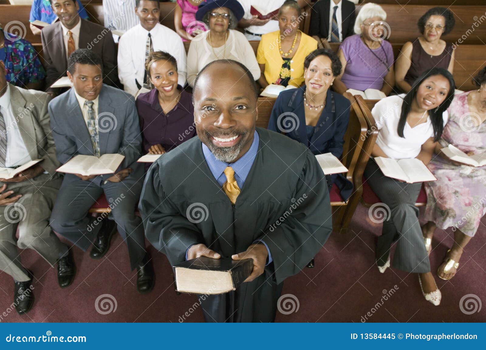 Preacher and Congregation stock image. Image of looking - 13584445