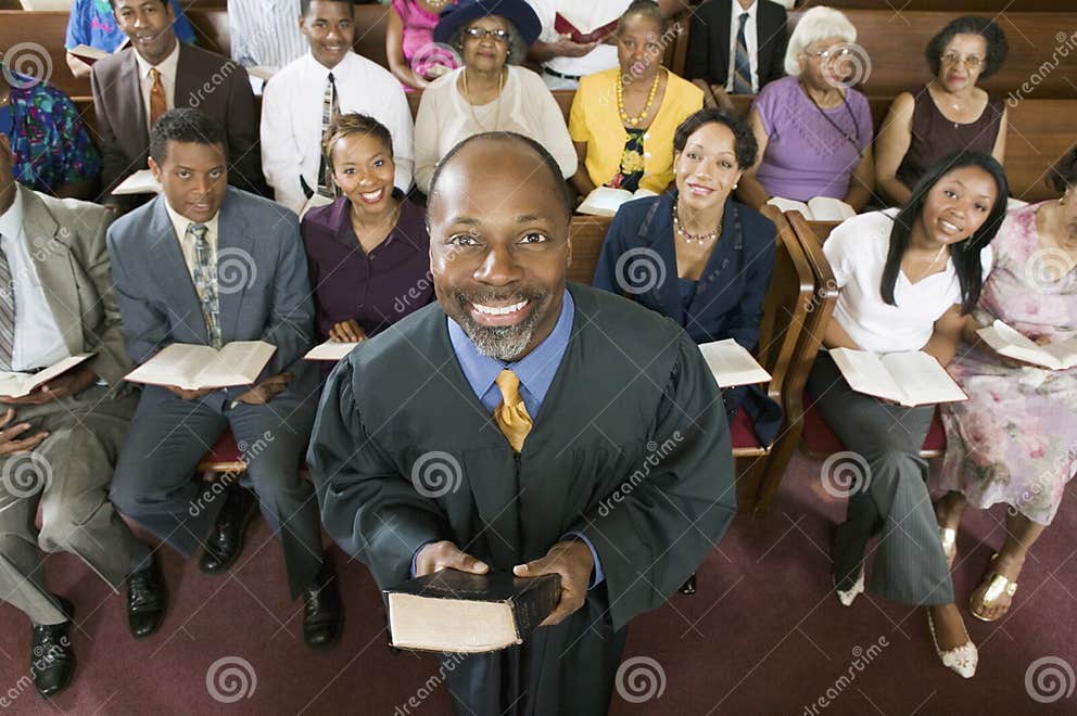 Preacher and Congregation stock image. Image of looking - 13584445