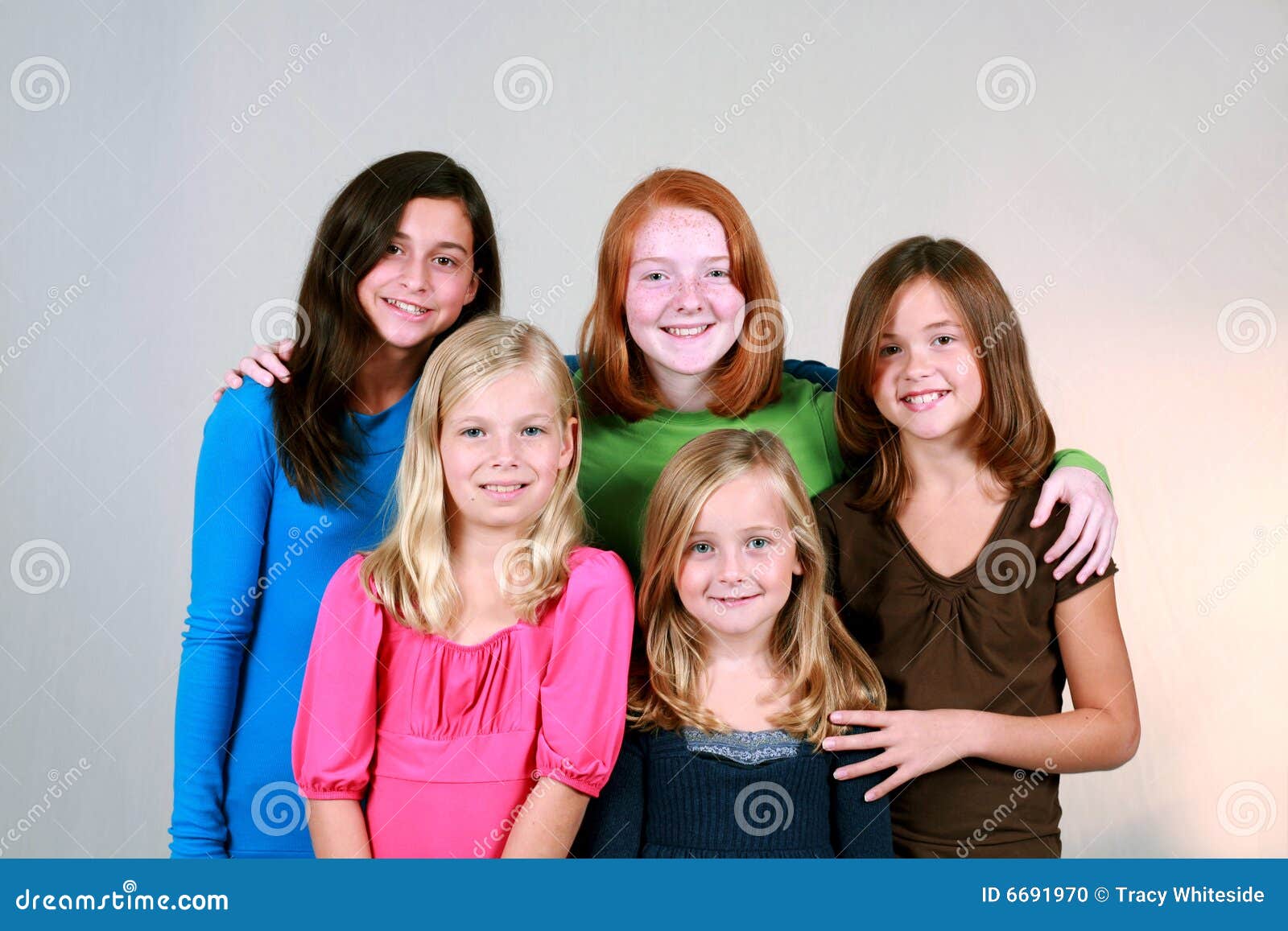 Preadolescentes foto de archivo. Imagen de diversidad - 6691970