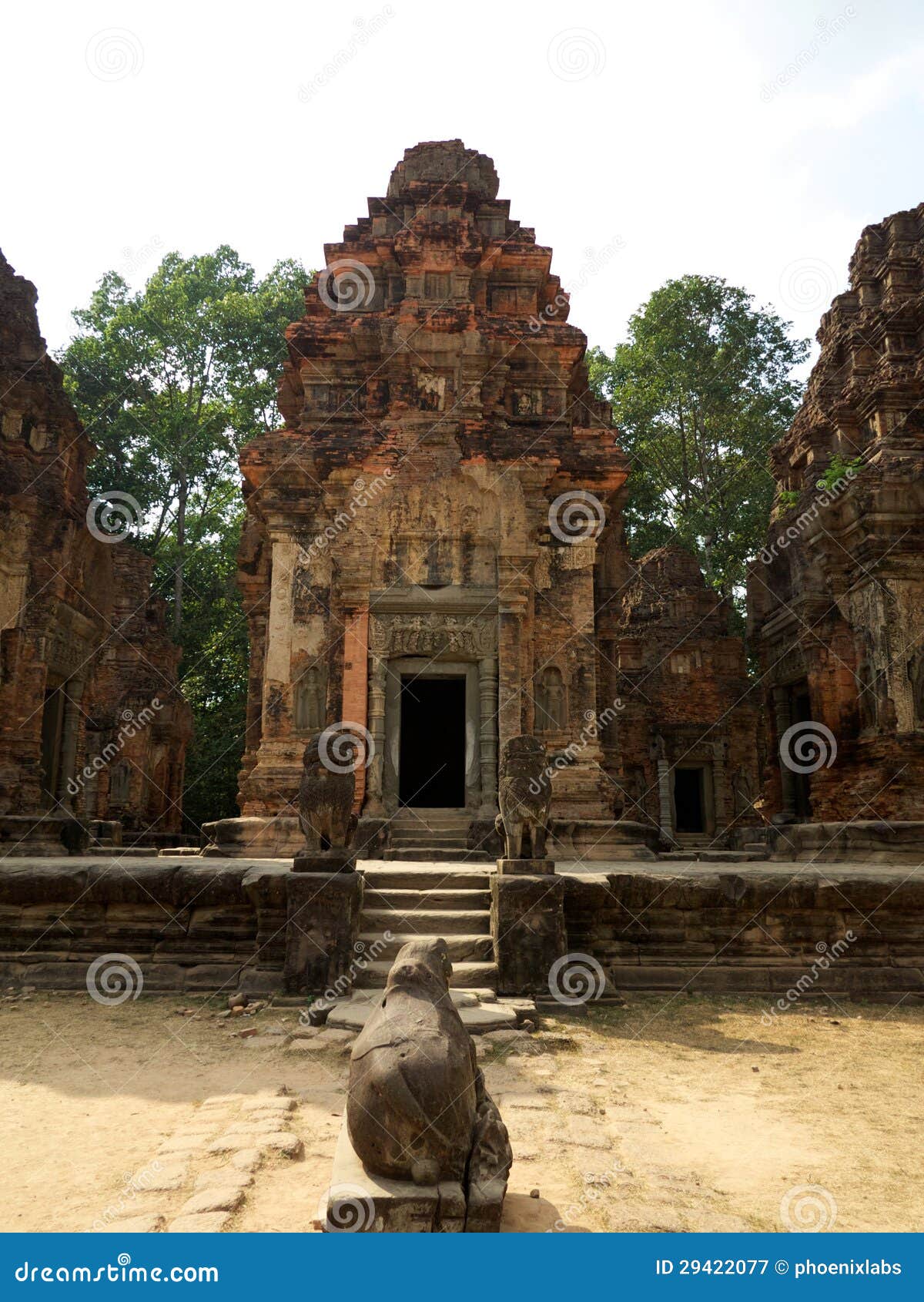 Preah Koh - Roluos stock image. Image of cambodia, buddism - 29422077