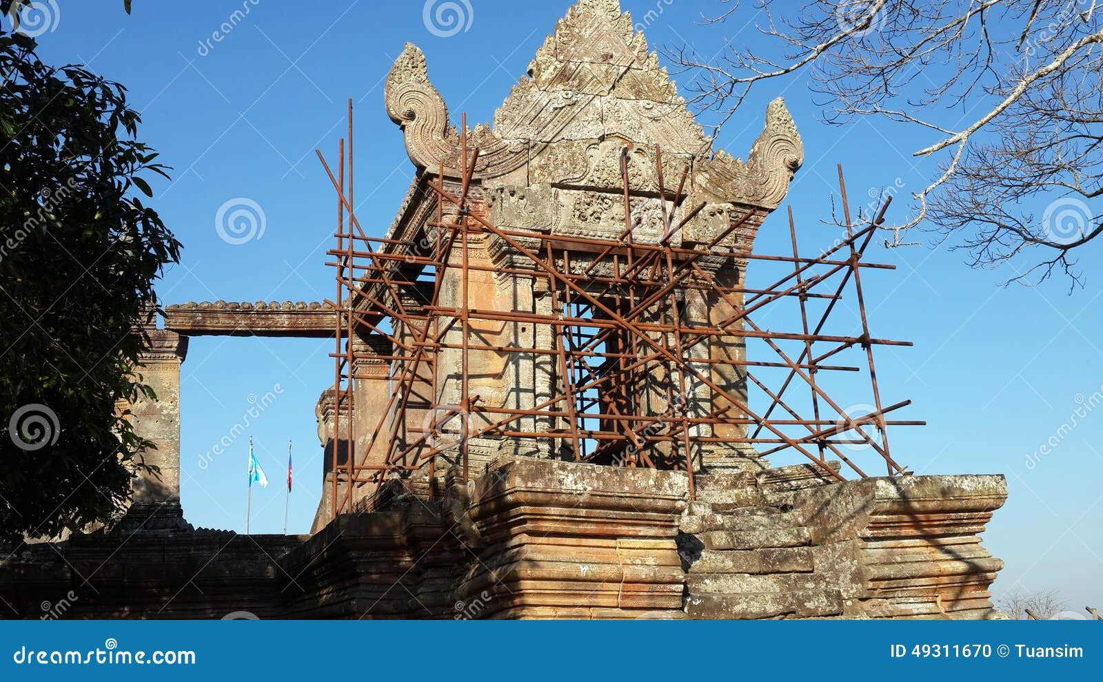 Preah Vihear Temple Mountain 1 Stock Photo - Image of recovery ...