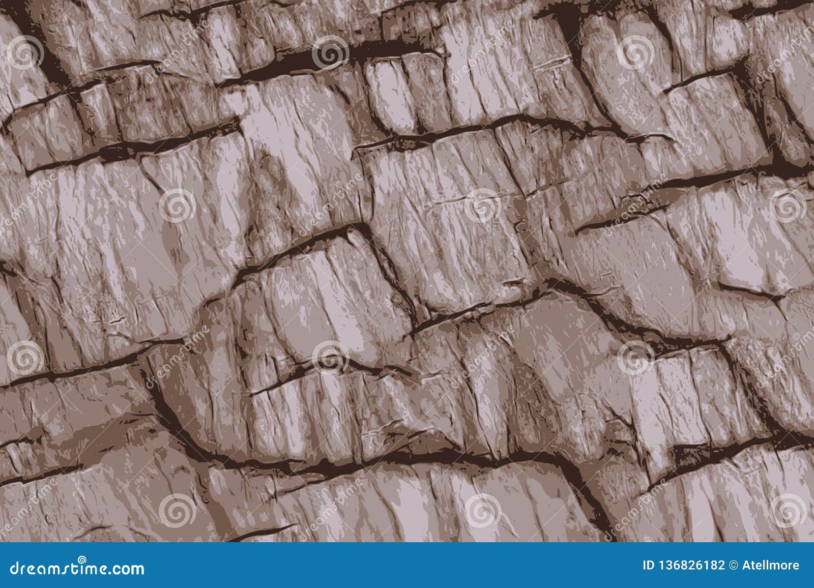 Precambrian Schist Rock Patterns and Cracks, Illustration Stock ...