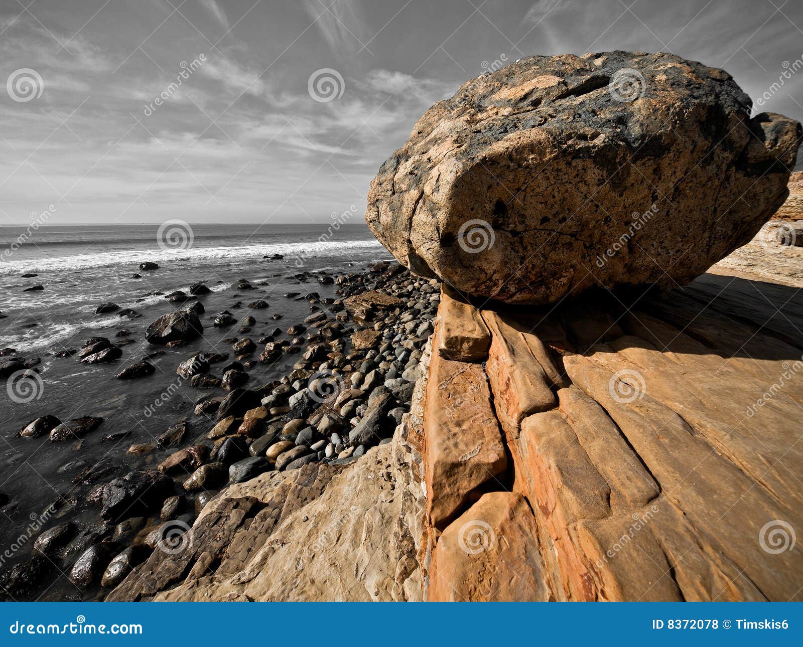 Precarious stock photo. Image of landscape, shore, national - 8372078