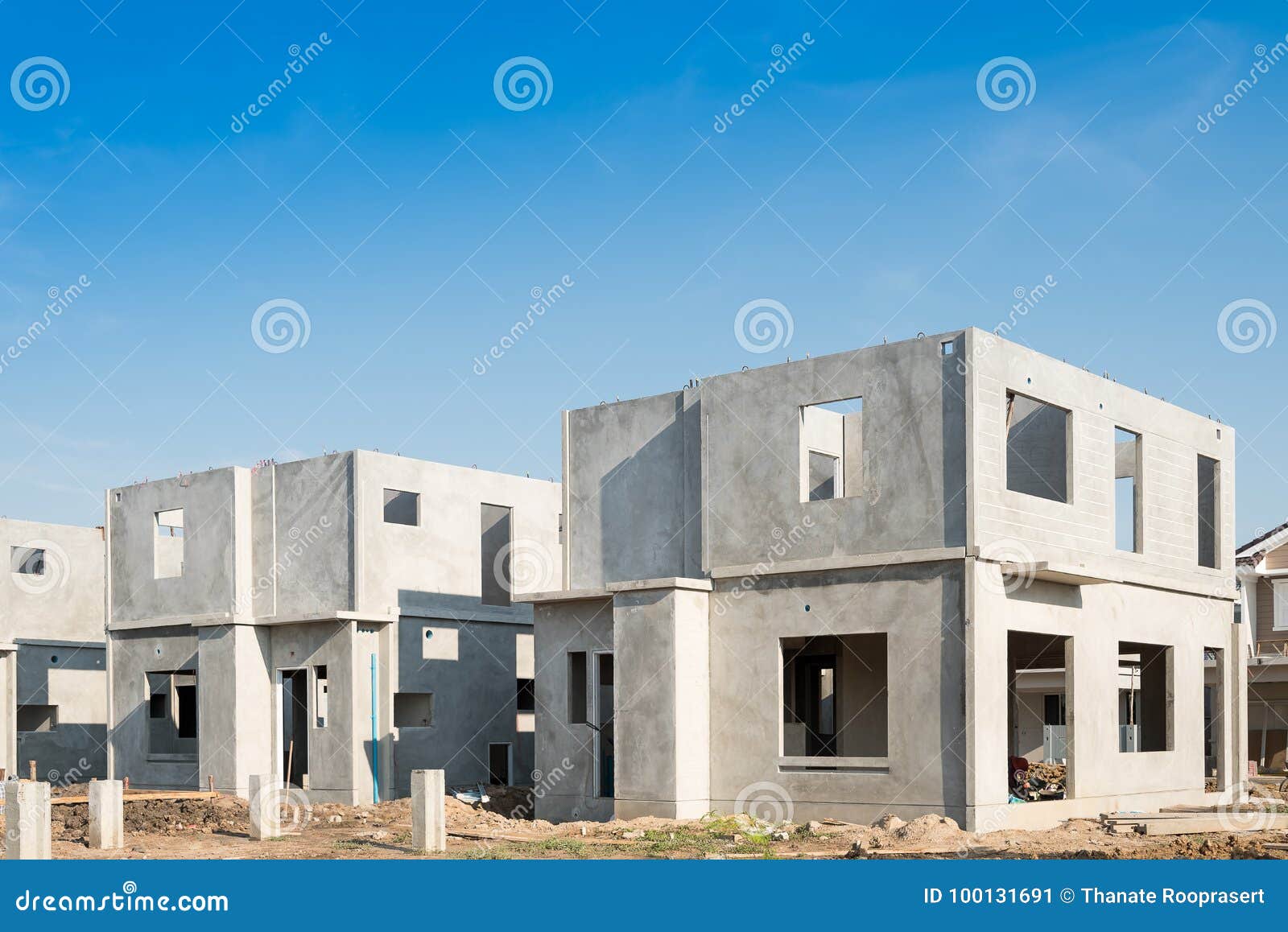 Precast Building stock image. Image of installation - 100131691