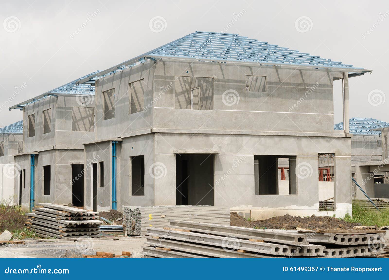 Precast Building stock image. Image of work, prefabricated - 61499367