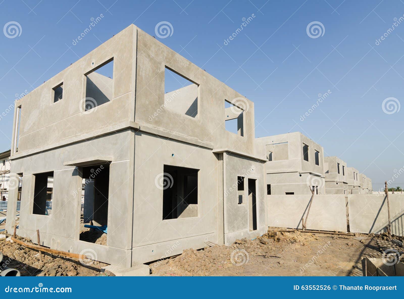 Precast Building stock photo. Image of engineer, concrete - 63552526