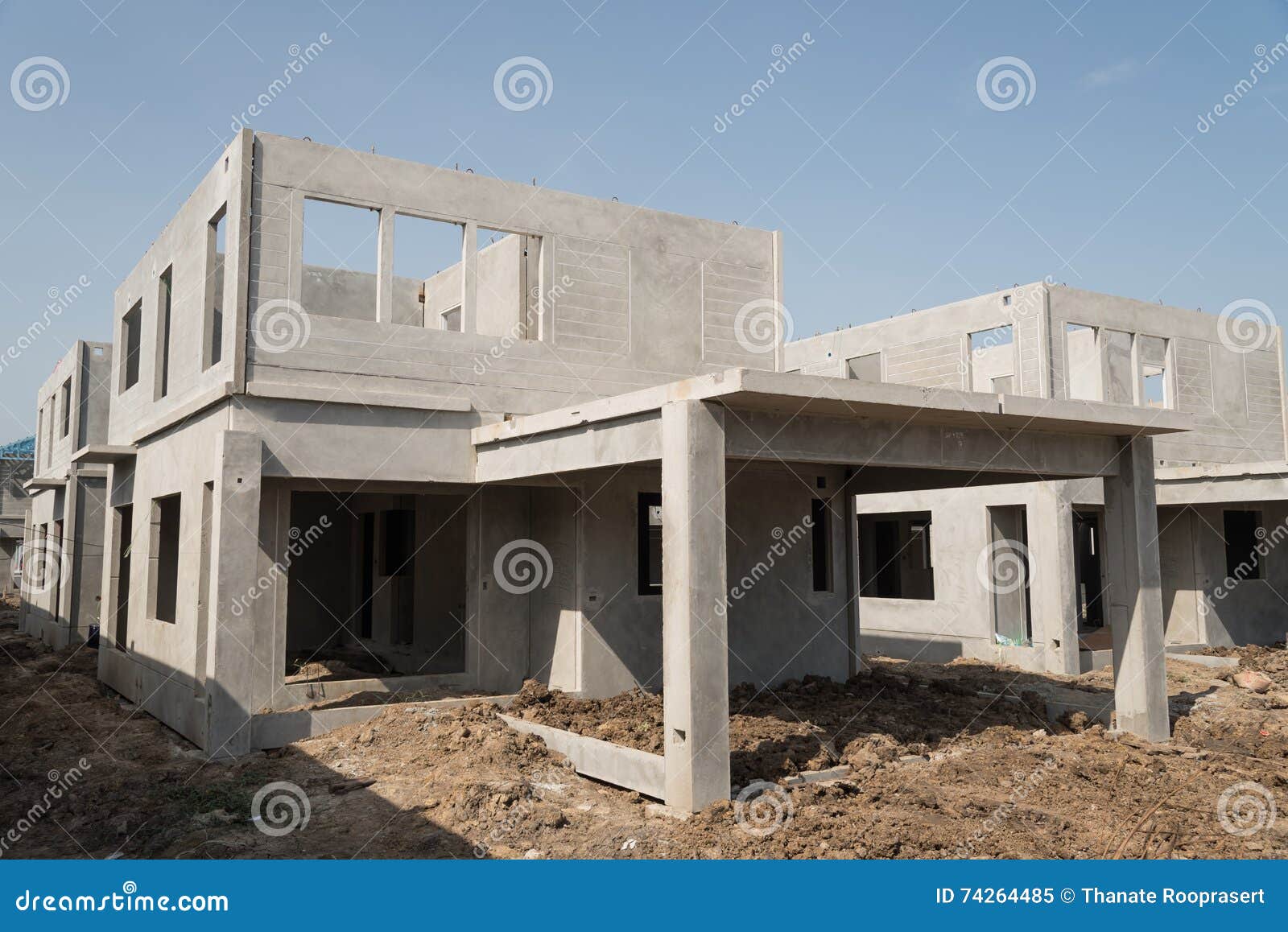 Precast Building stock image. Image of real, project - 74264485