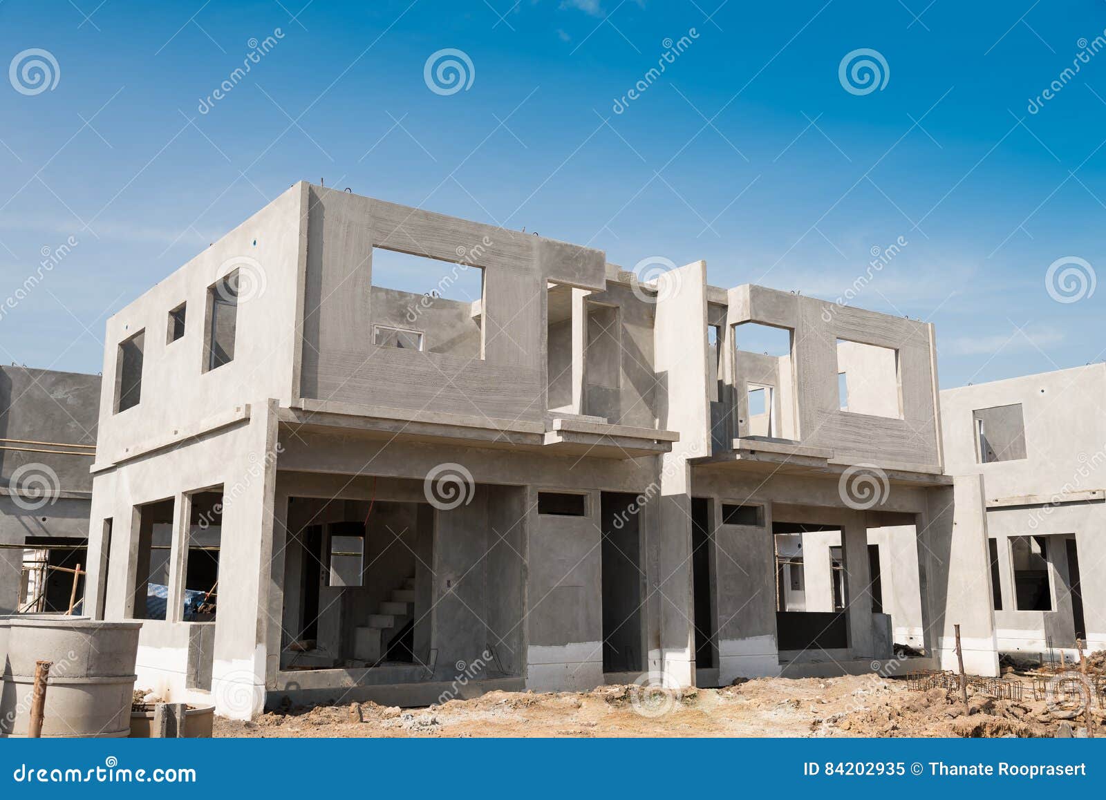Precast Building stock image. Image of site, real, engineering - 84202935