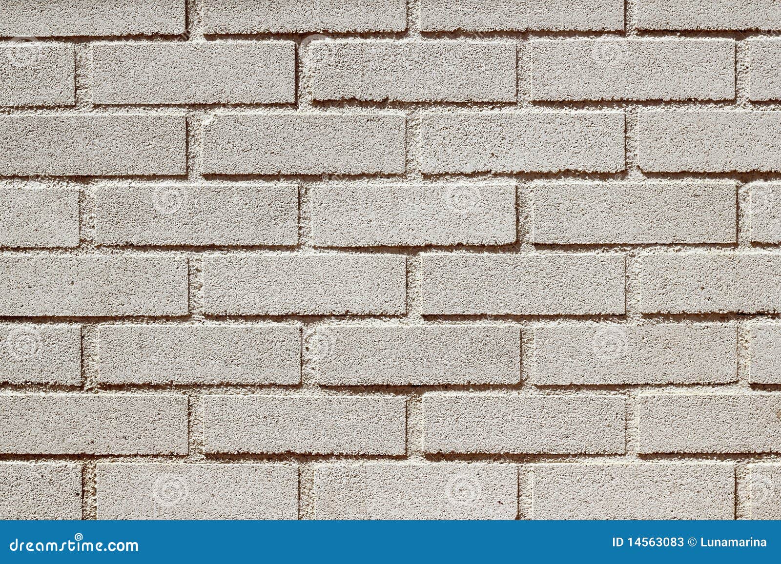 Precast Concrete White Bricks Brickwall Wall Stock Image - Image of ...