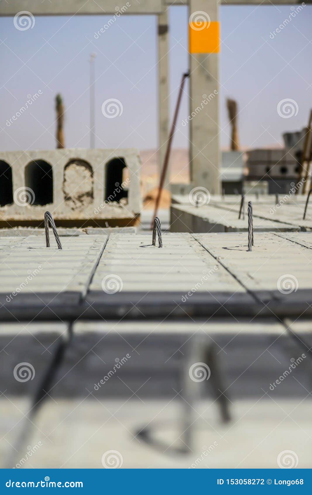 Precast Panel Stock at a Precast Concrete Manufacturing Plant Stock ...