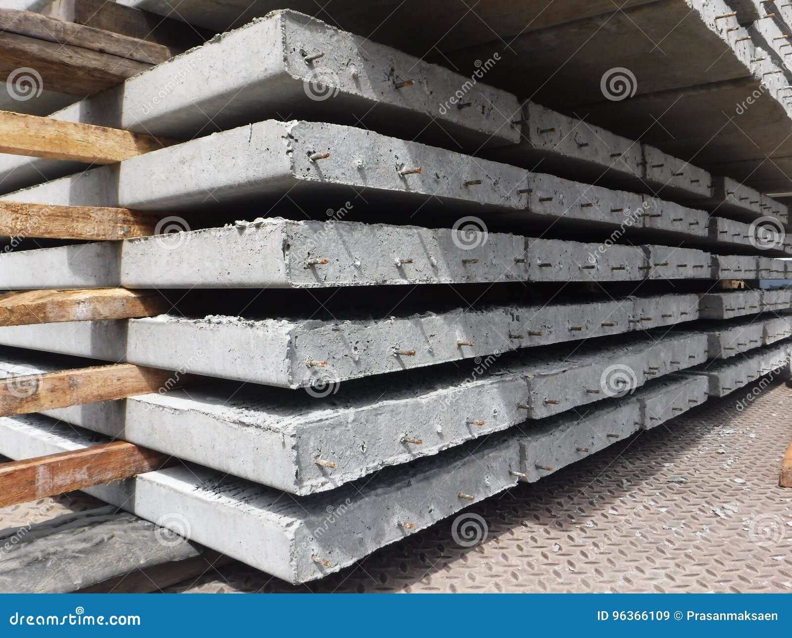 Precast Plank Concrete Slabs Royalty-Free Stock Image | CartoonDealer ...