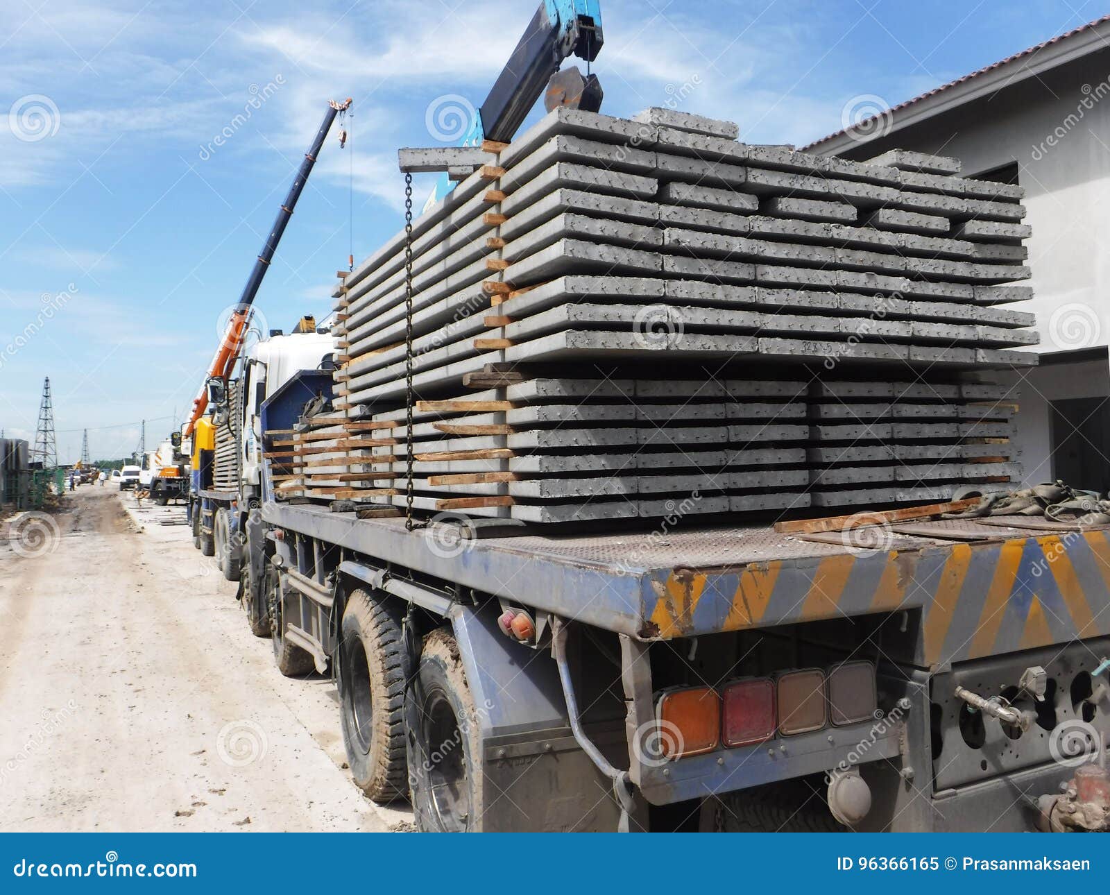 Precast Plank Concrete Slabs Stock Photo | CartoonDealer.com #96499560