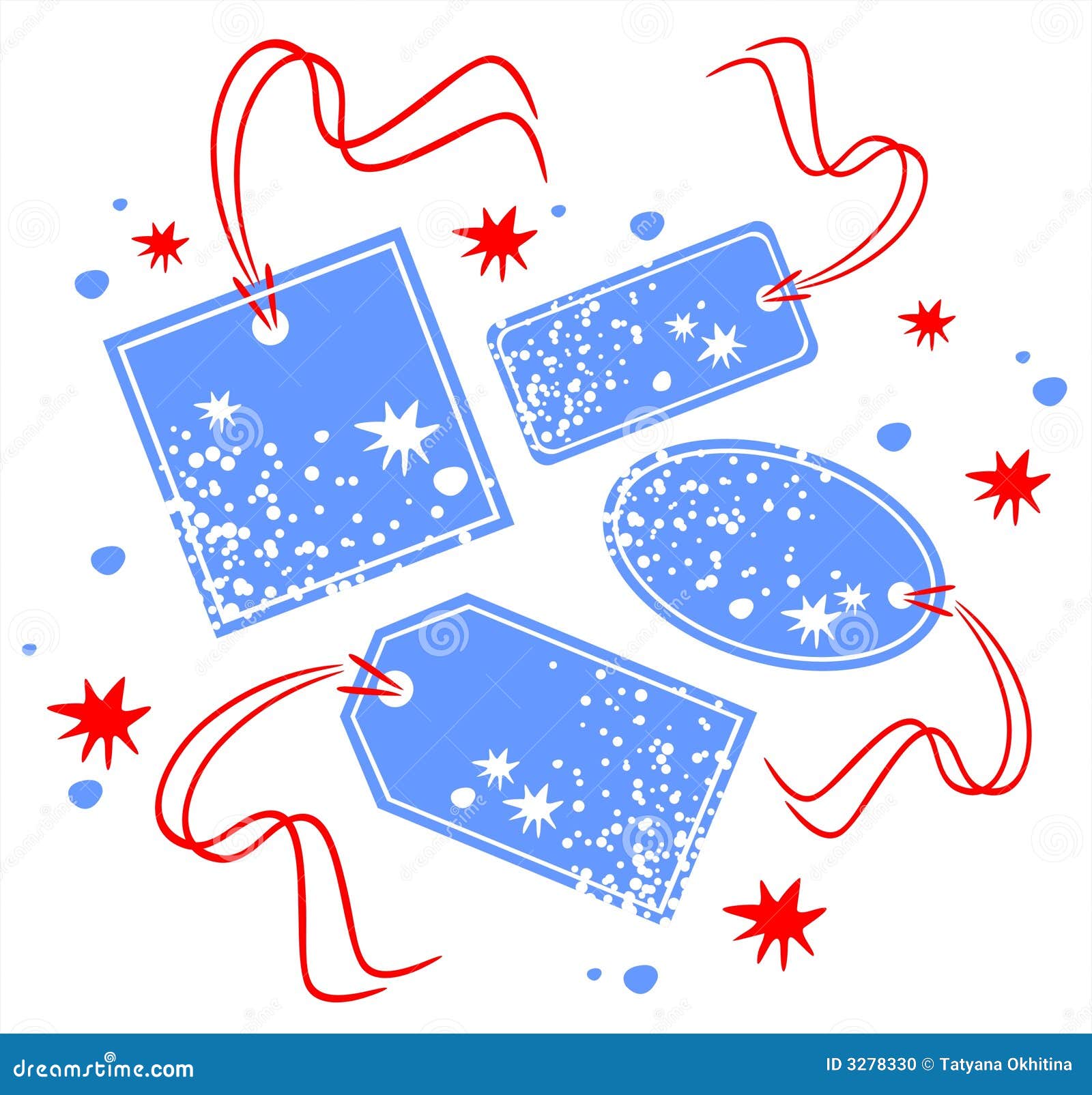 Precios azules ilustración del vector. Ilustración de mercado - 3278330