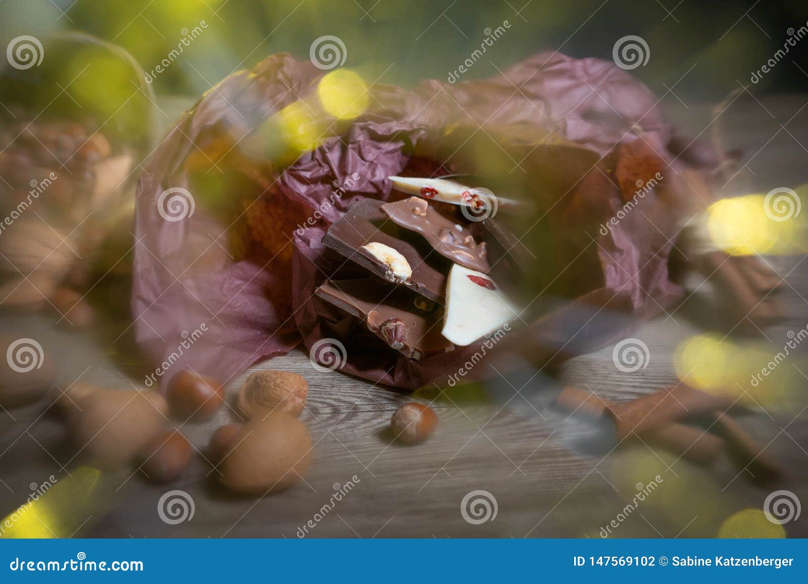 Precious Chocolate in Paper Stock Photo - Image of dark, group: 147569102