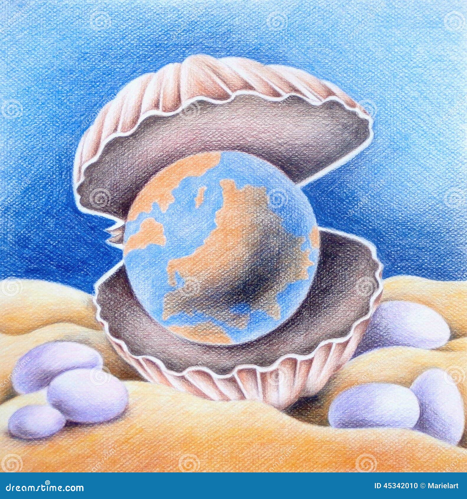 Precious earth stock illustration. Illustration of conceptual - 45342010