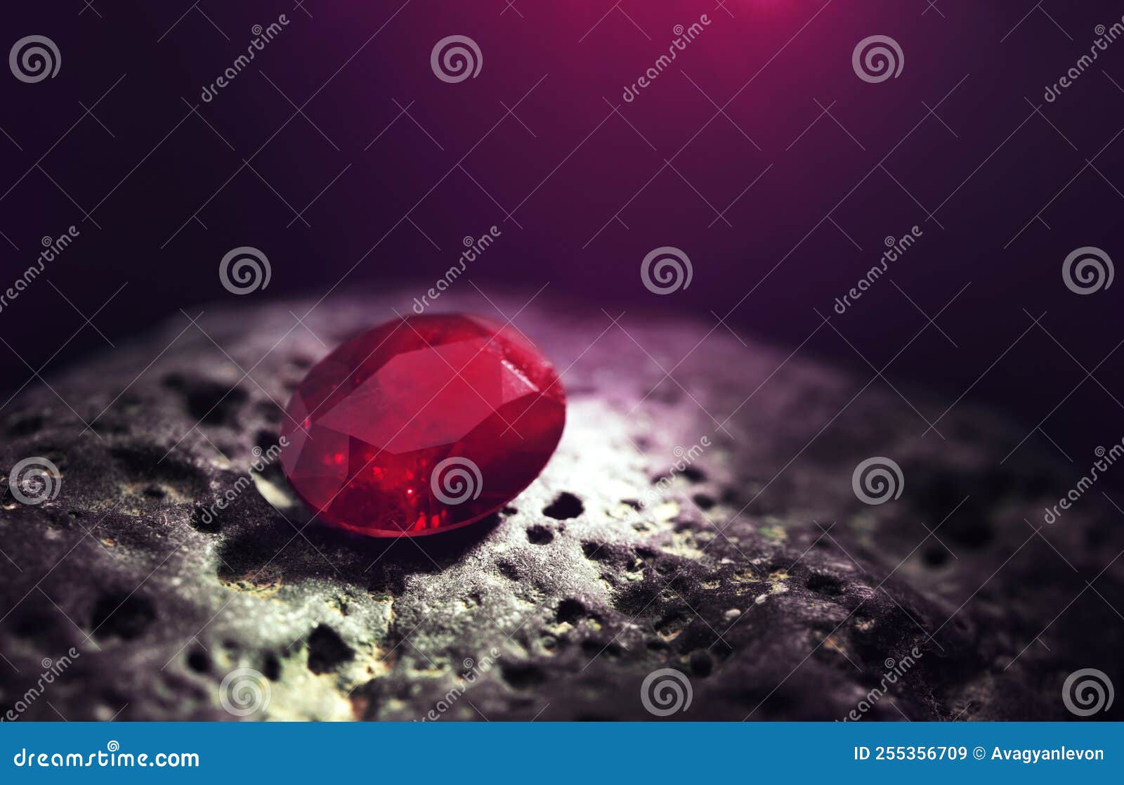 Precious Natural Red Ruby Gemstone Stock Image - Image of ruby ...